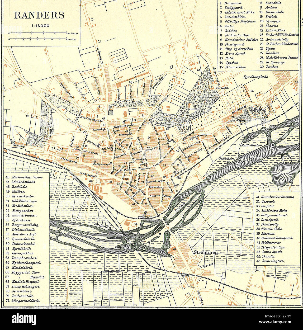Map of randers hi-res stock photography and images - Alamy