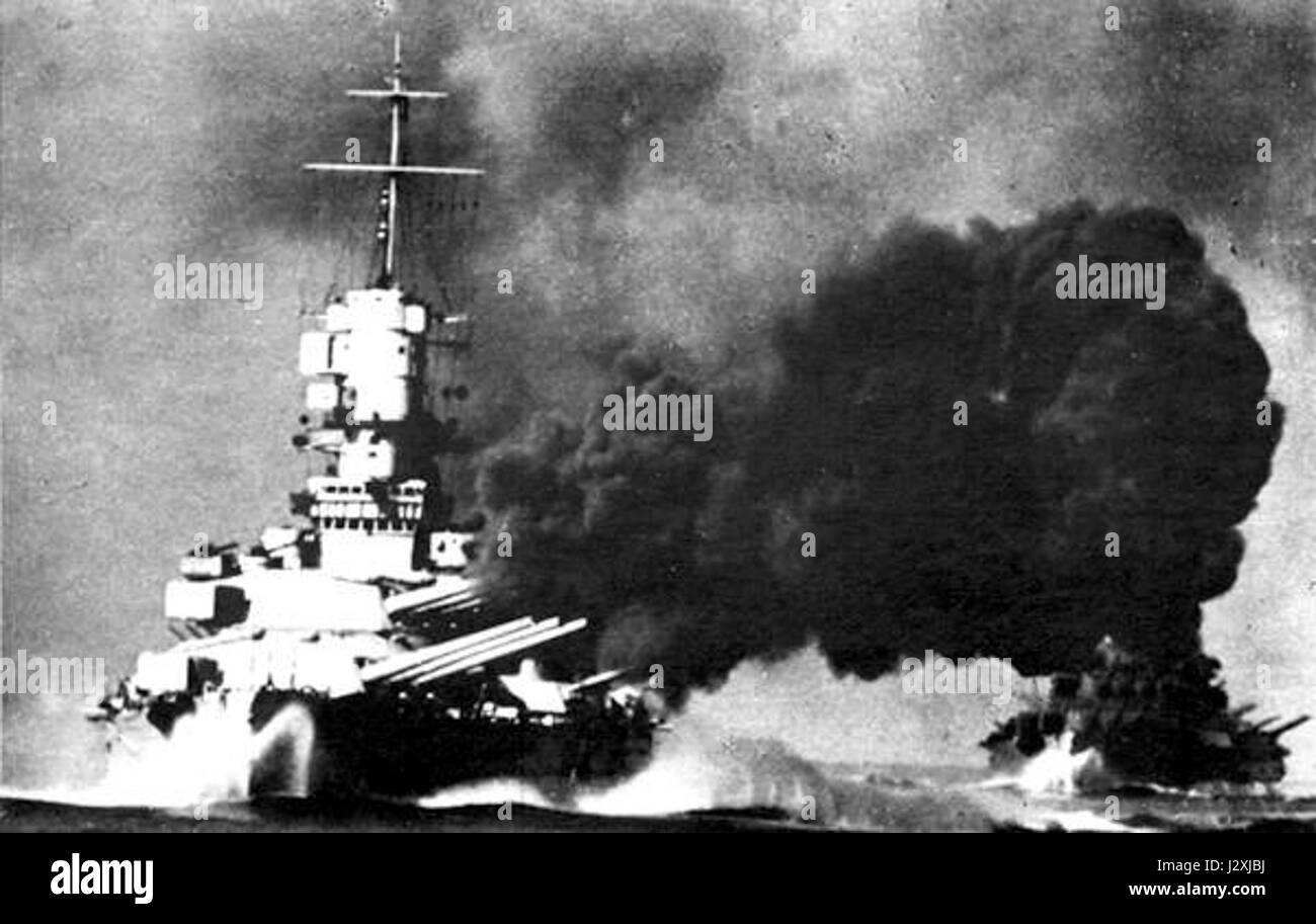 RNVittorio Veneto-Battle of Cape Spartivento Stock Photo - Alamy