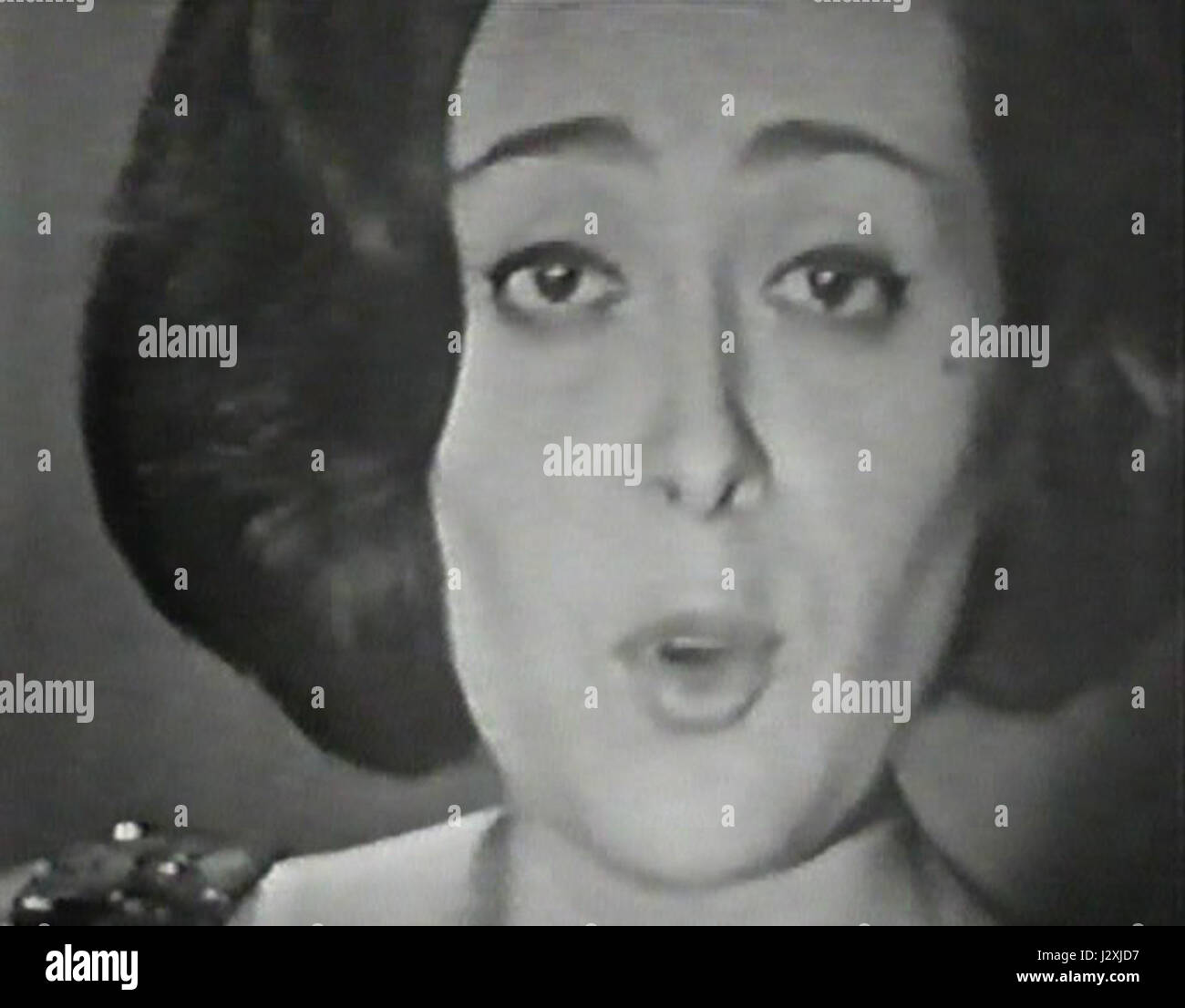 Eurovision Song Contest 1965 - Simone de Oliveira Stock Photo - Alamy