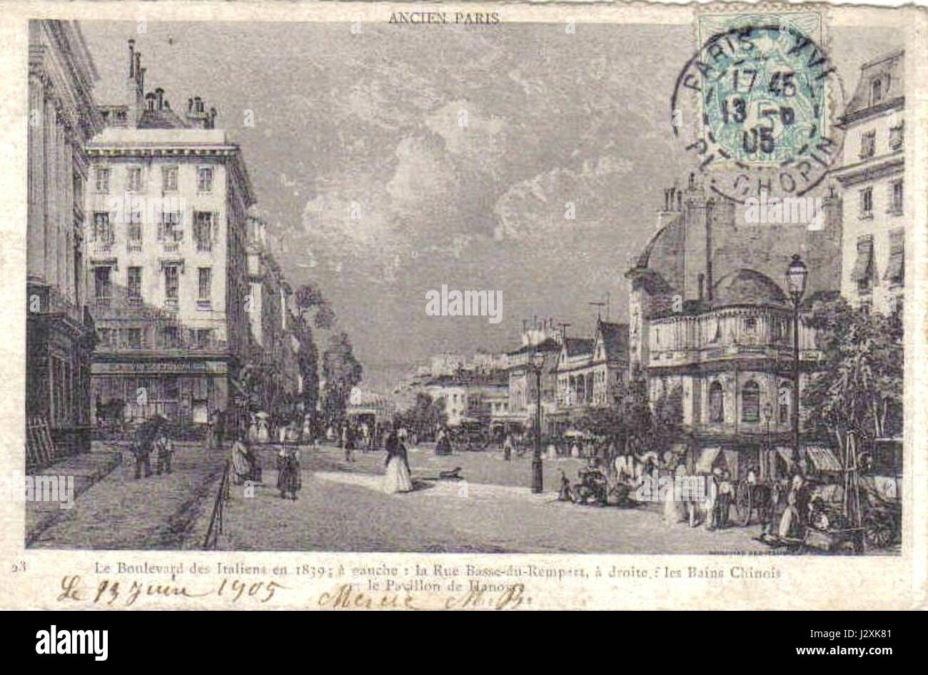 Boulevard des Italiens, painted in 1839, is an iconic scene of Parisian ...