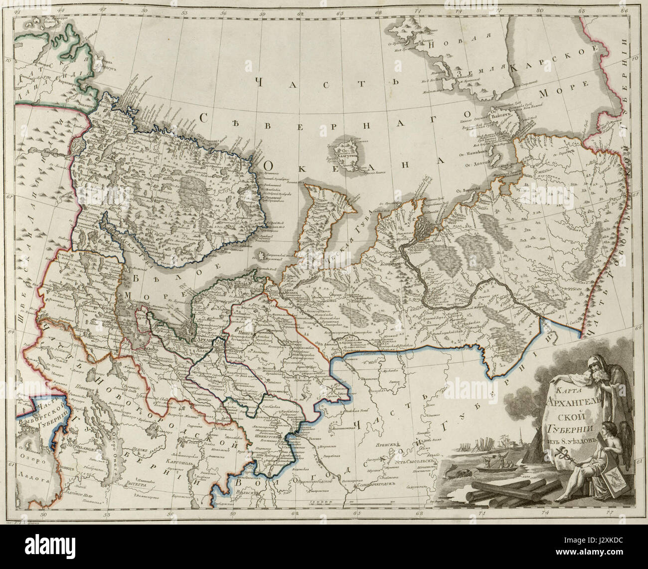 This map from the 'Atlas of the Russian Empire (1800)' shows the ...