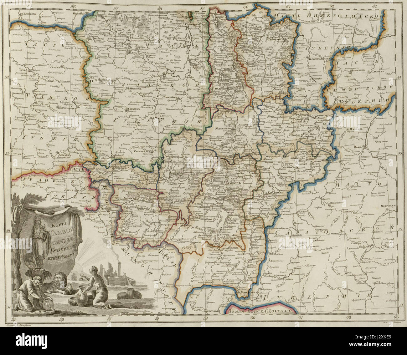 Tambov map hi-res stock photography and images - Alamy