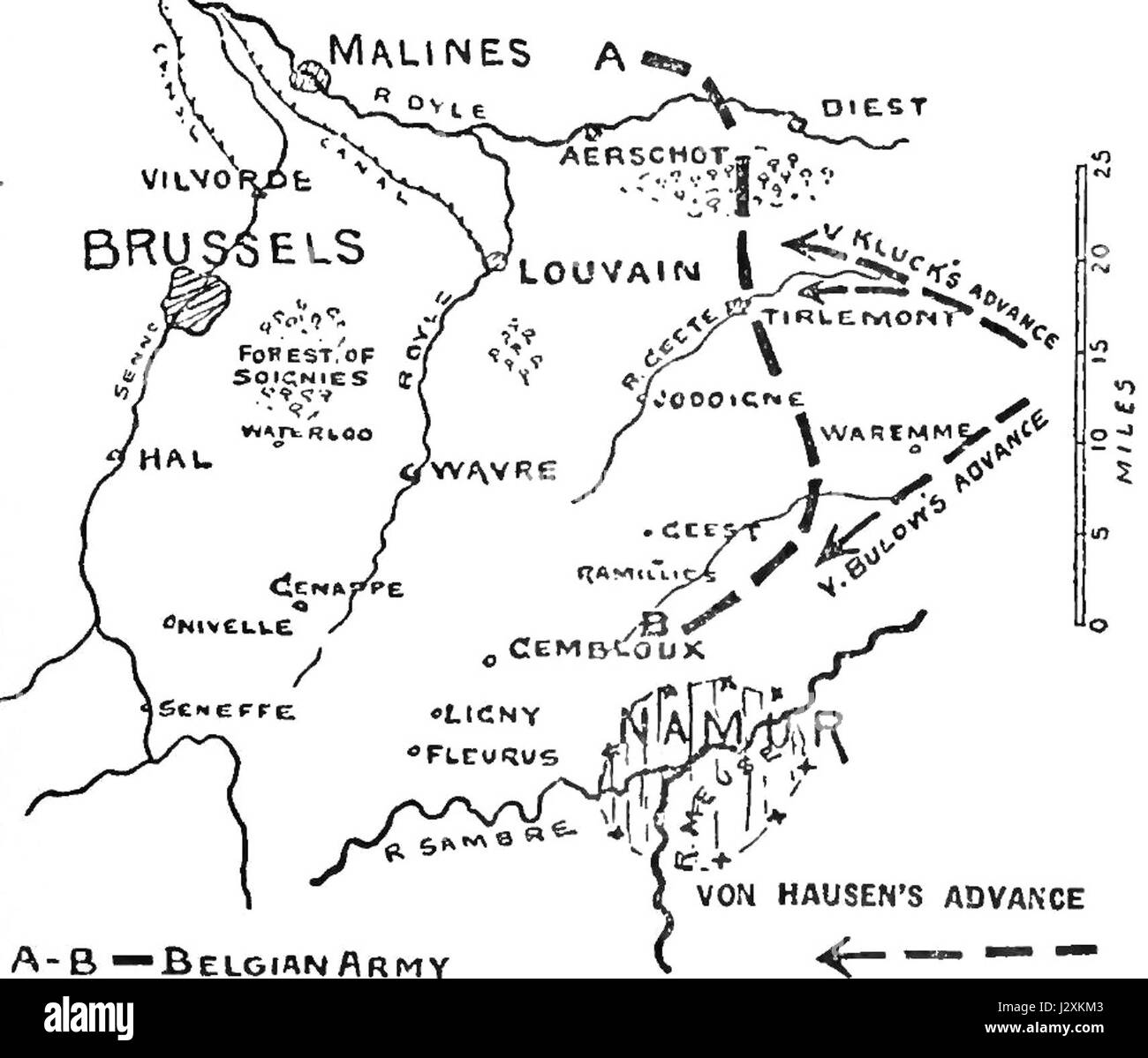 'After the Fall of Liege, 1914' is an artwork depicting the aftermath ...