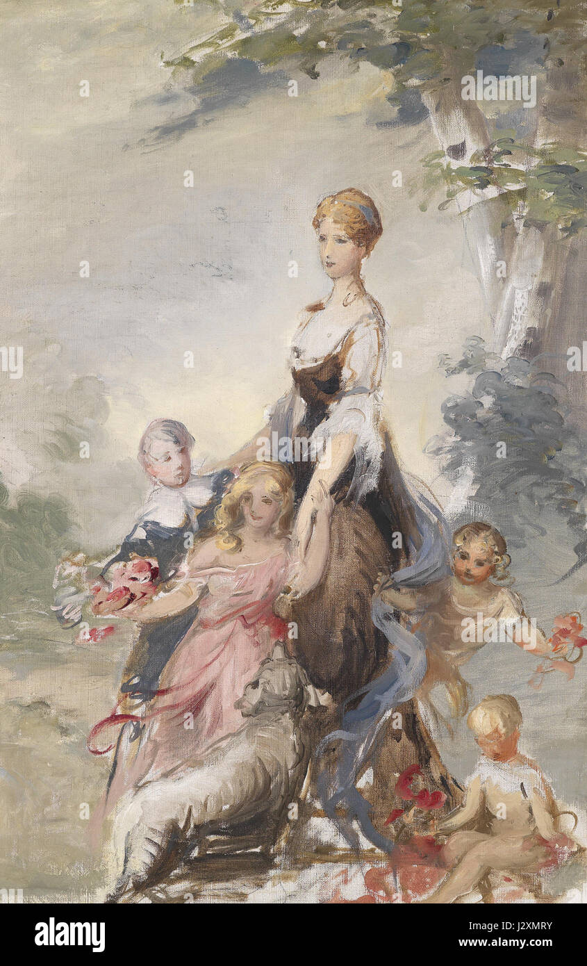 'Mutter mit Kindern' by Adolf Pirsch is a work of art depicting a ...