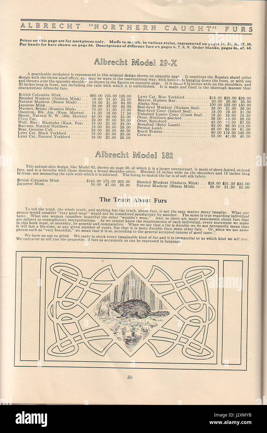 'Albrecht's Fur Facts & Fashion' is a fashion guide from 1912-13 ...