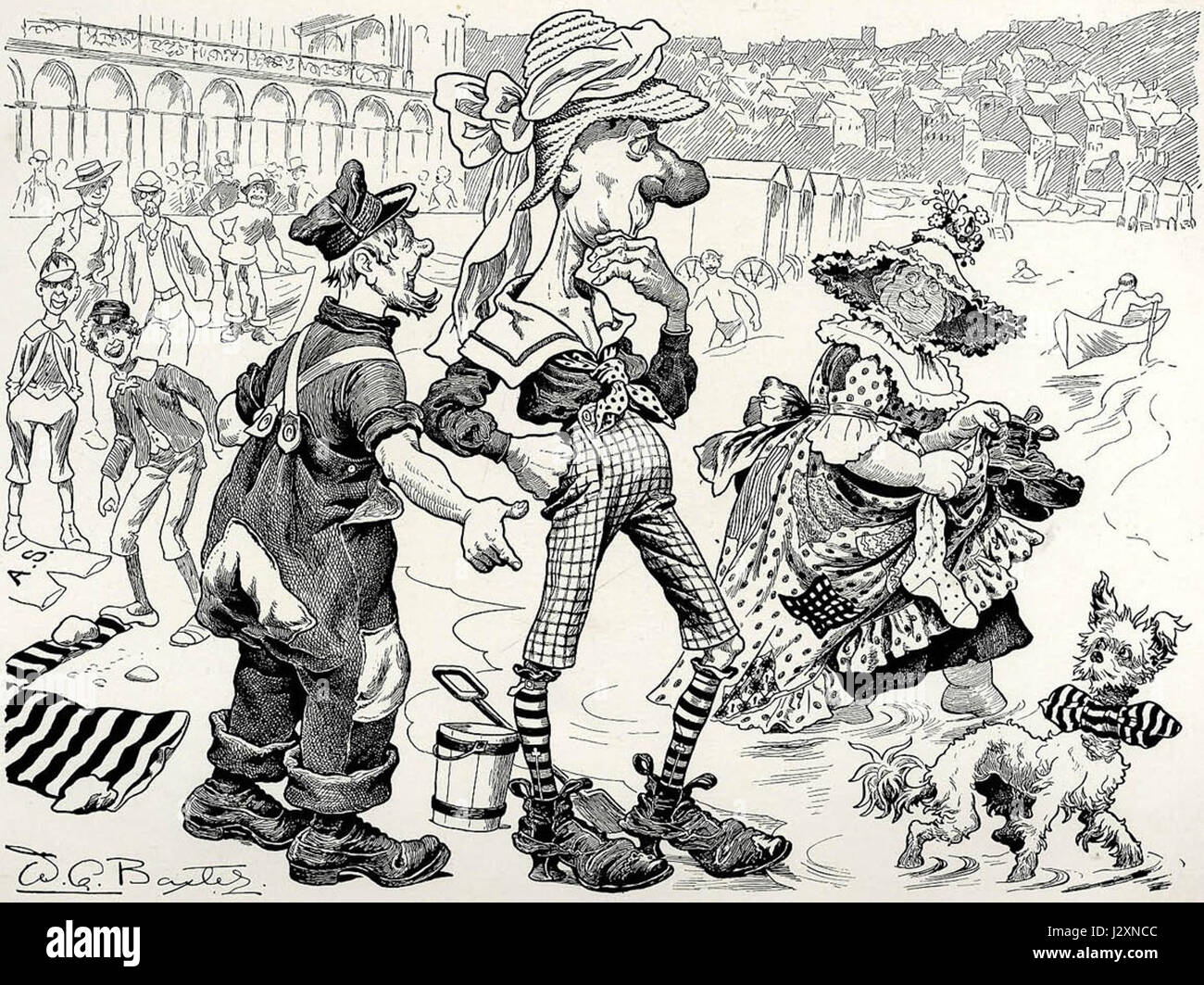 'Ally Sloper' is a character from British comic strips, illustrated by ...