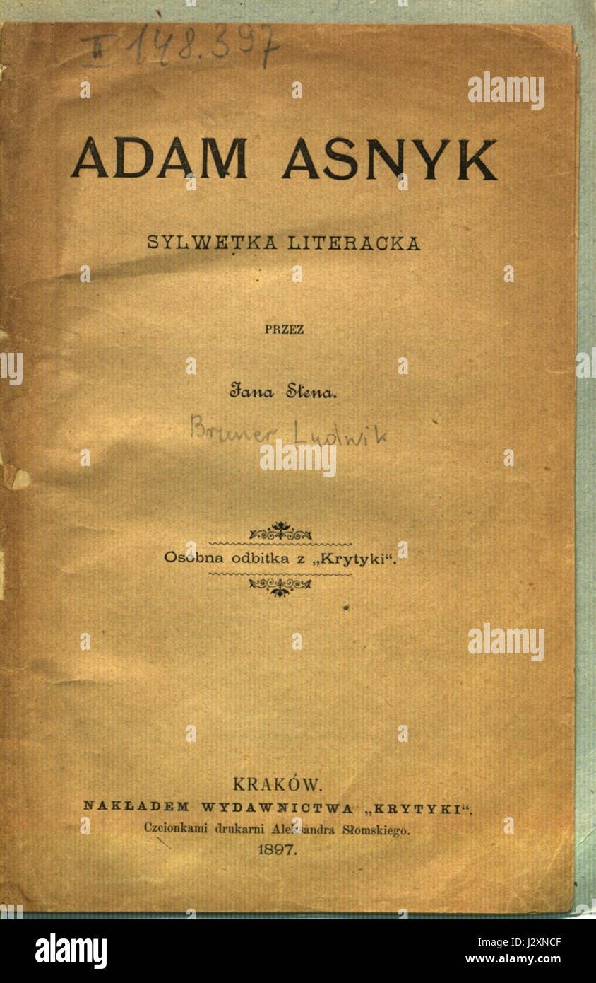 Adam Asnyk, a notable Polish poet and playwright, is known for his ...