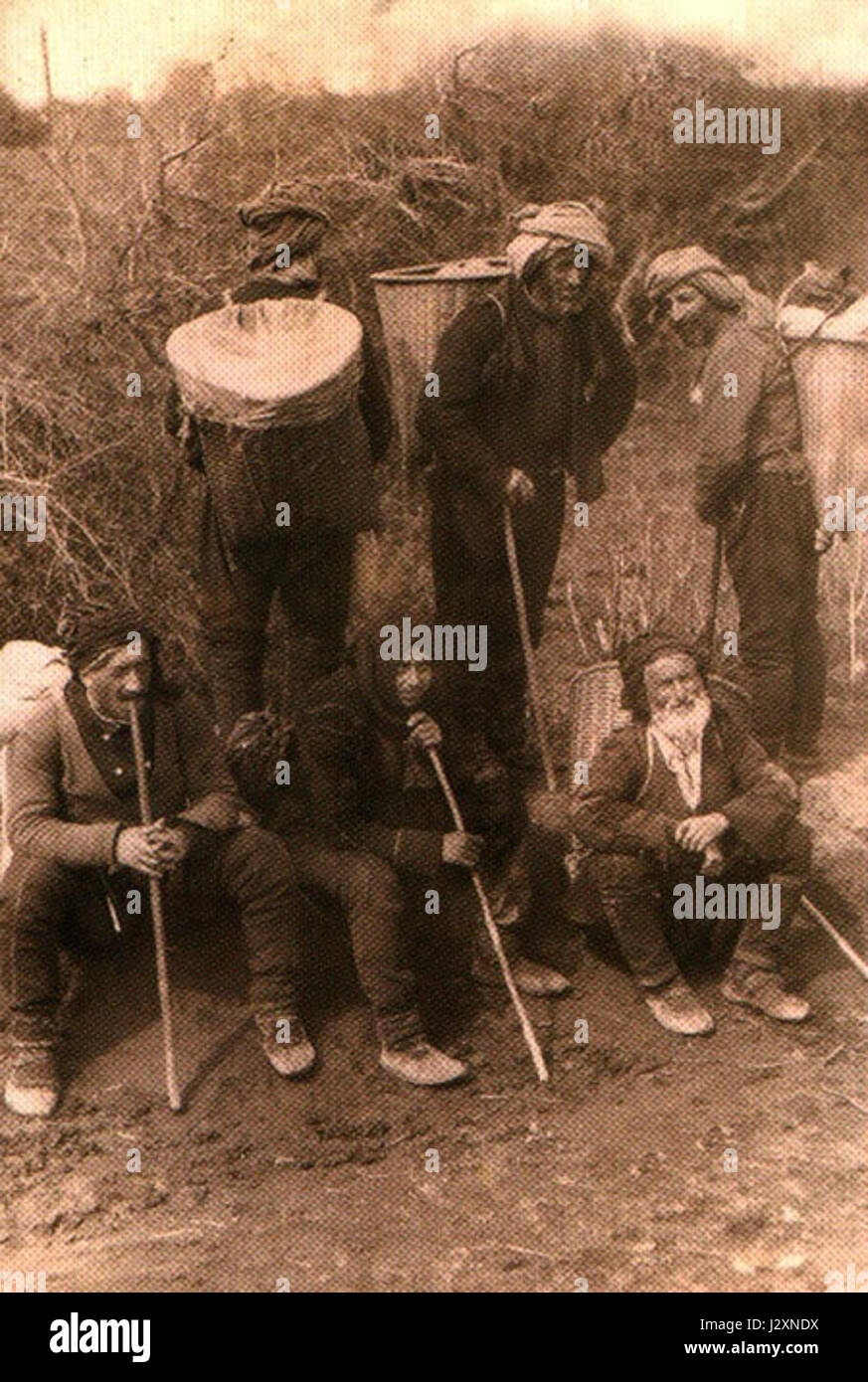 The Adjarian peasants, depicted in the early 1900s, reflect the ...