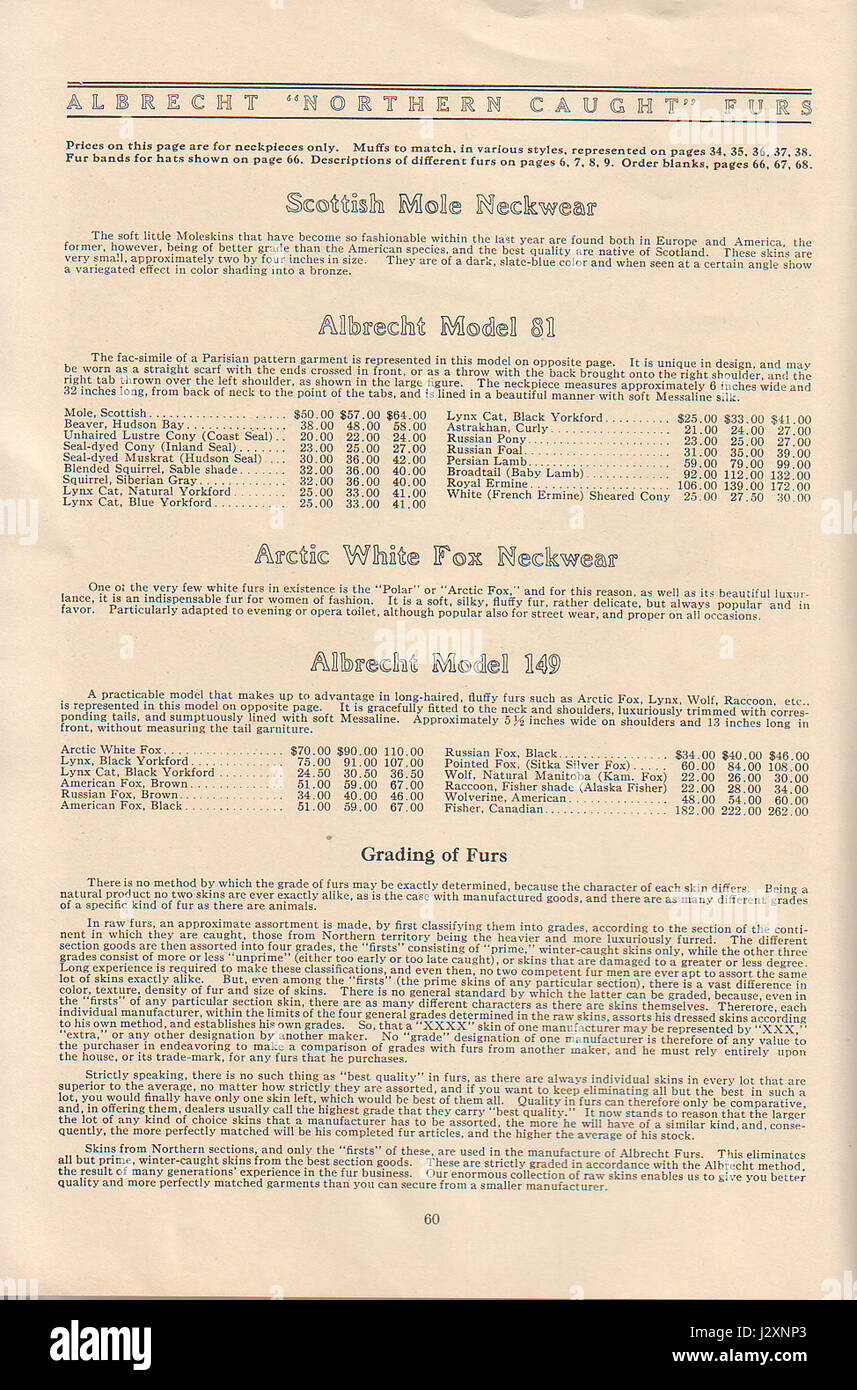 'Albrecht's Fur Facts & Fashion 1912-13' from Saint Paul, Minnesota ...