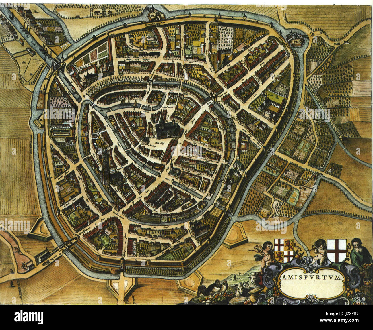 Amersfoort map hi-res stock photography and images - Alamy