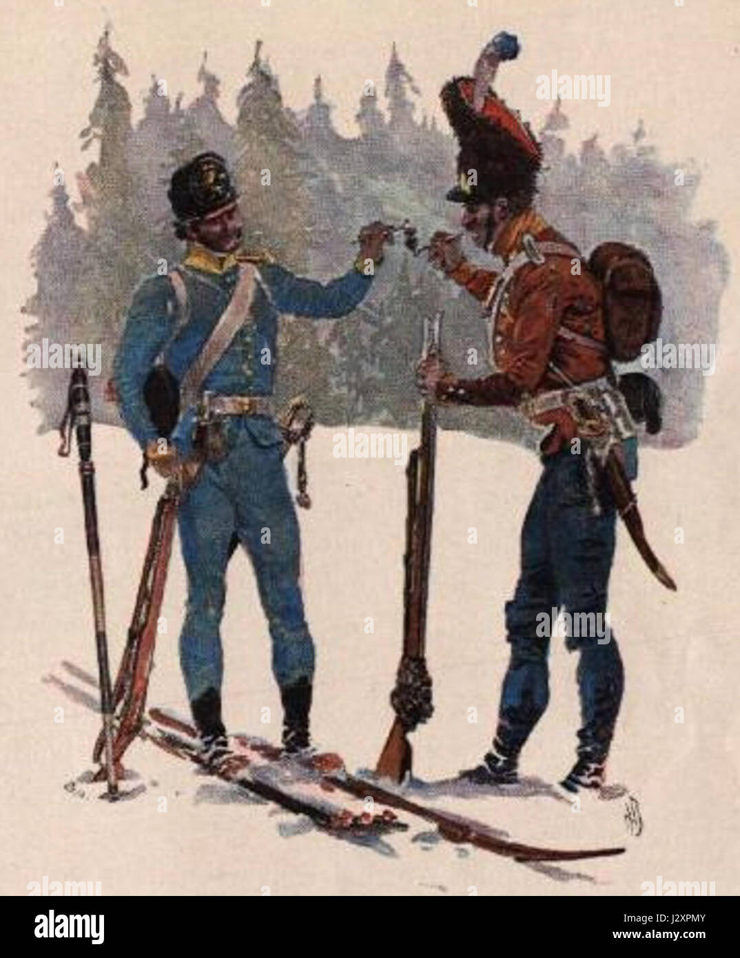 Andreas Bloch - Underoficerer Stock Photo - Alamy