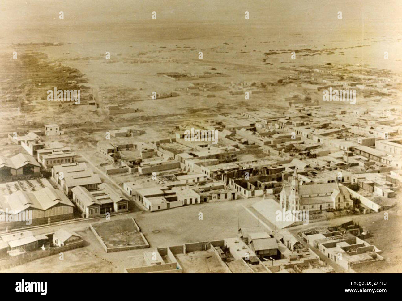 'Arica desde el Morro' refers to a historical view of Arica, Chile ...