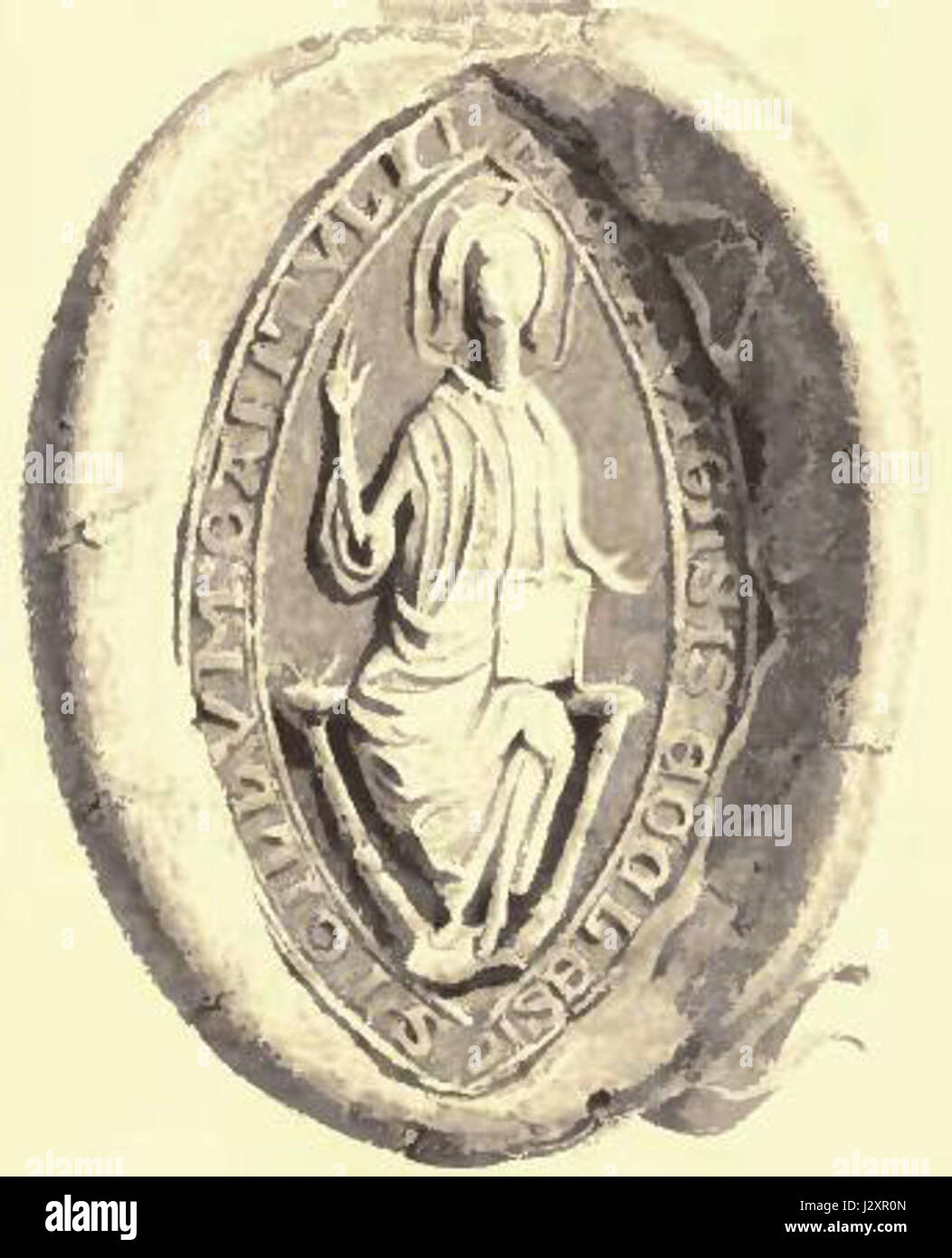 The Andrew Stewart seal is an important historical object, likely ...