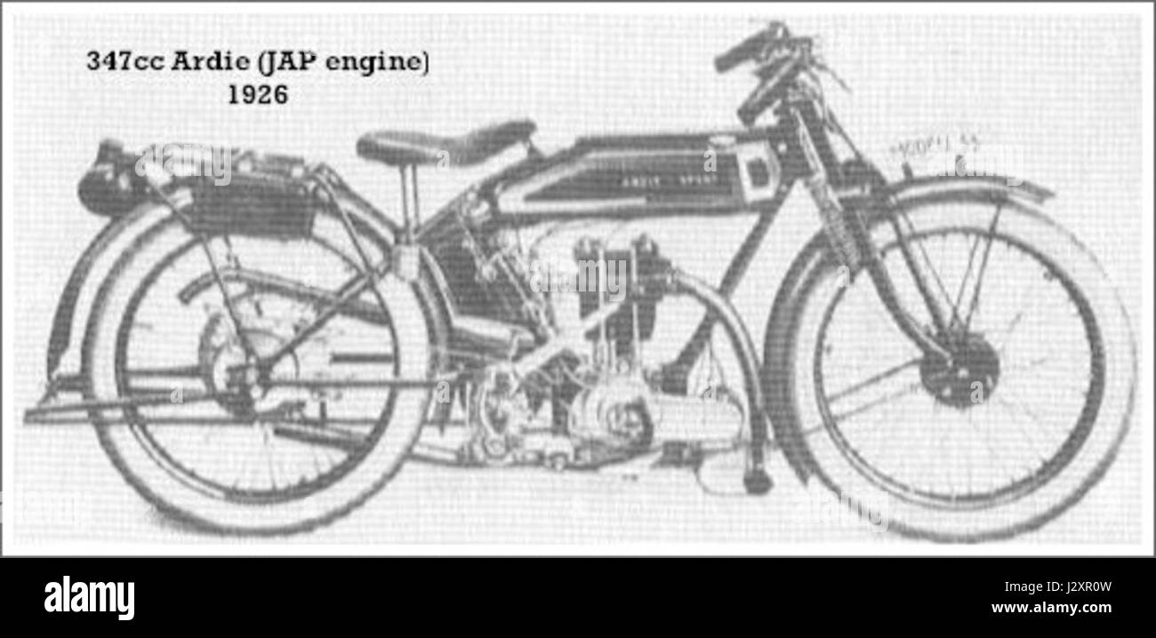 The Ardie JAP 350 is a vintage motorcycle from 1926, known for its ...
