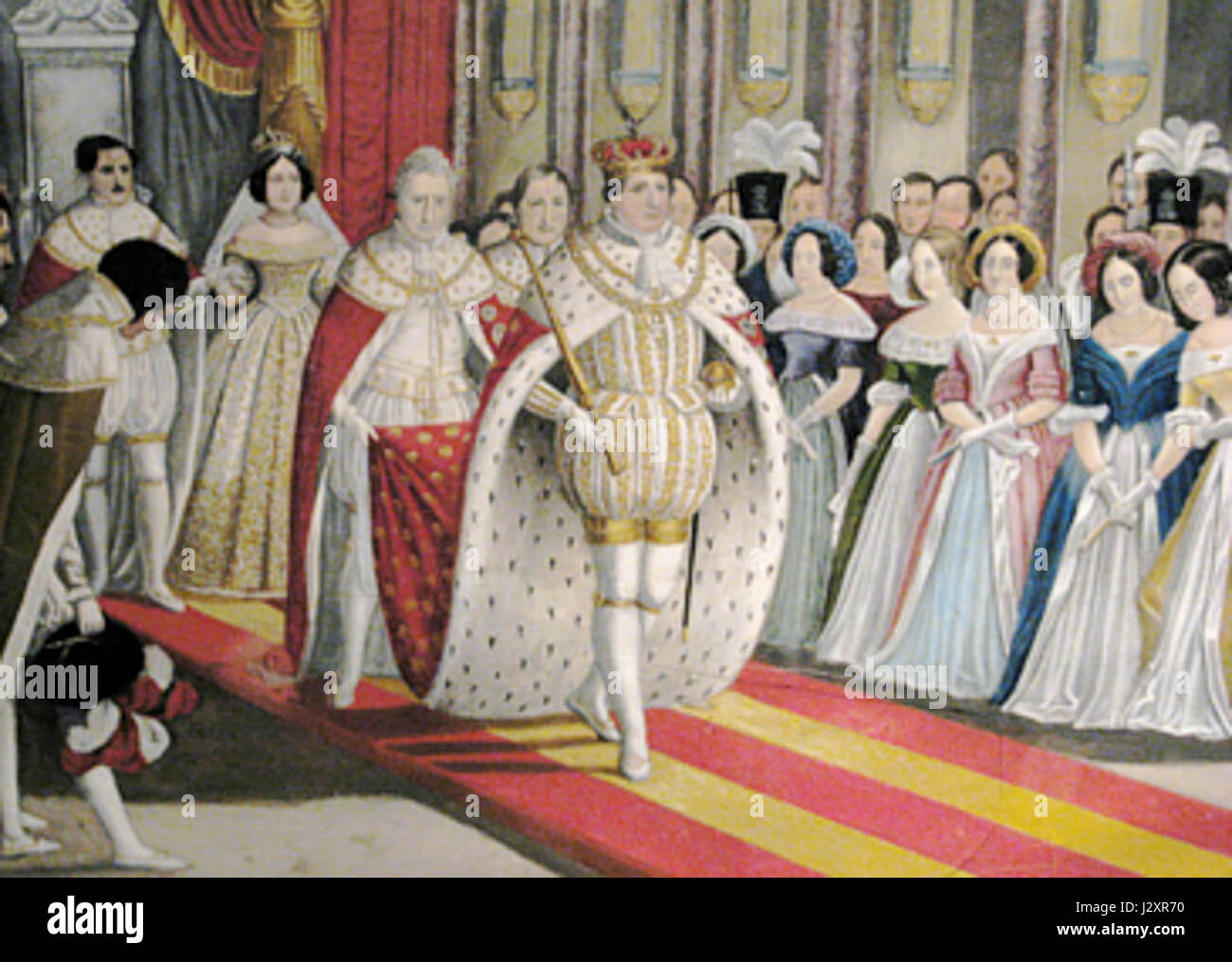 An illustration or artwork depicting the anointing of Christian VIII of ...