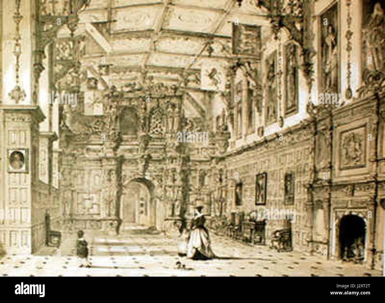 Audley End Hall is a historic country house in Essex, England. The ...