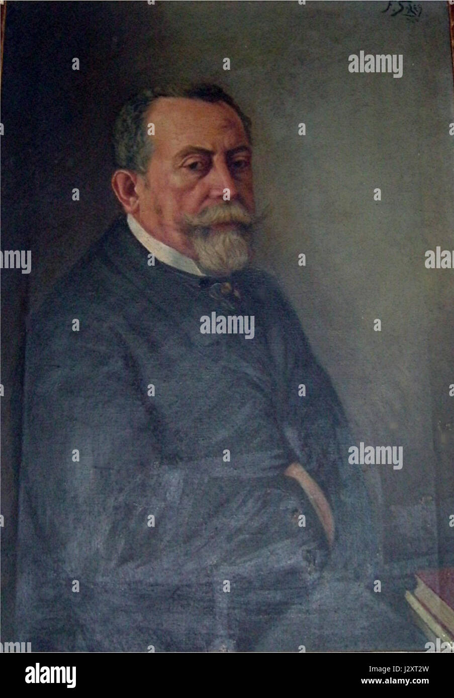 'Autorretrato de L. Gilabert' is a self-portrait by the artist L ...