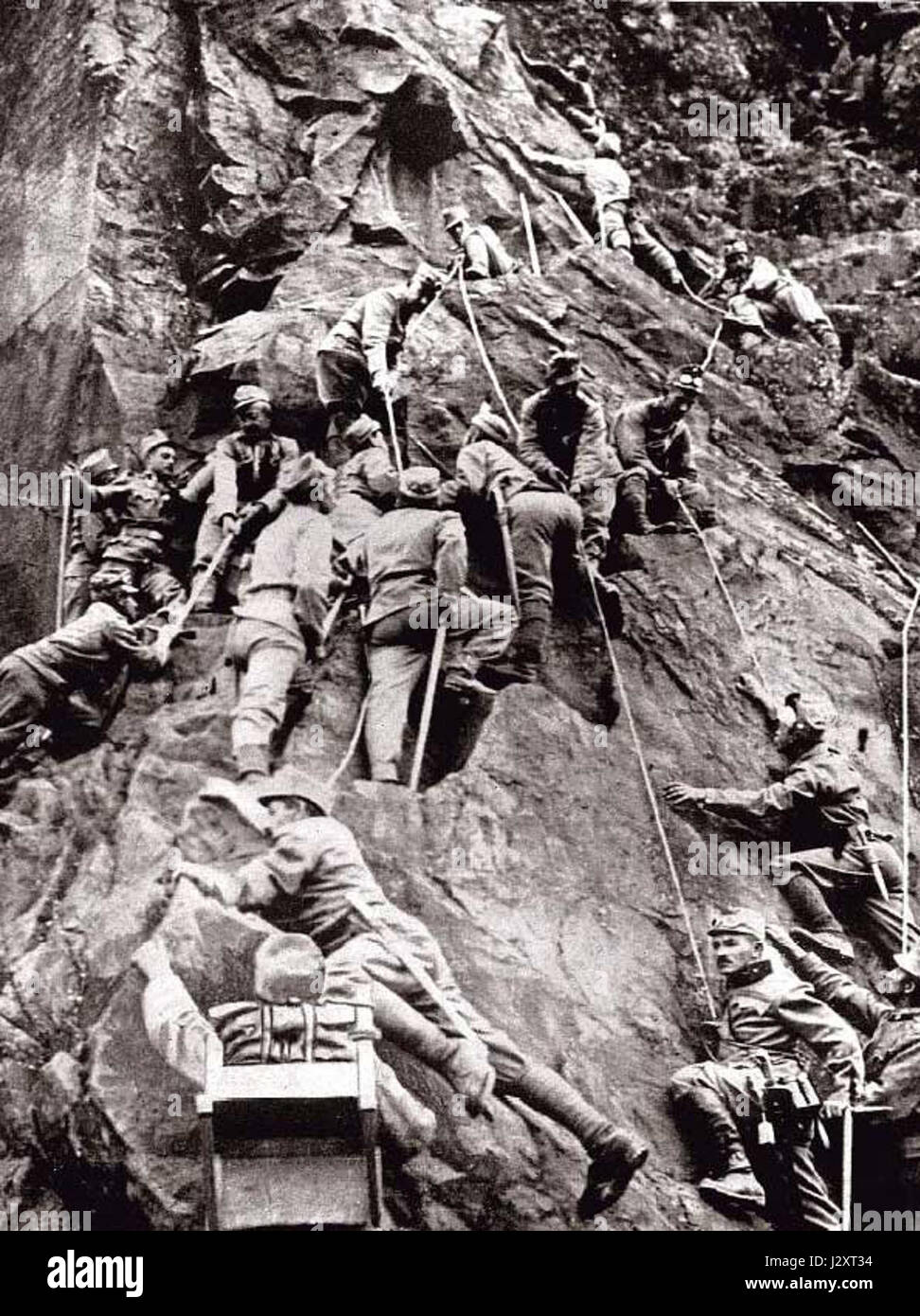 Austro-Hungarian mountain corps Stock Photo - Alamy