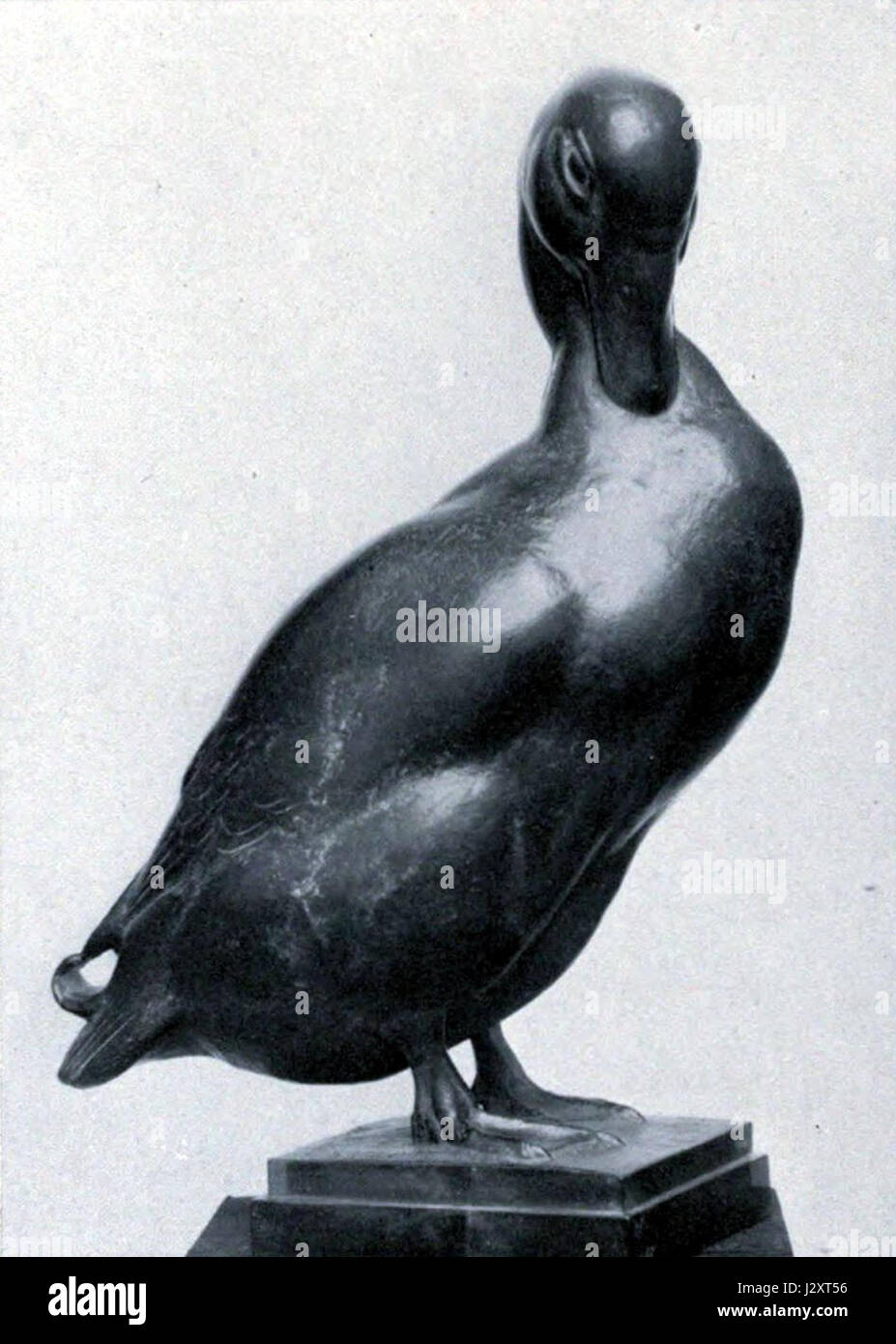 'Ente' by August Gaul refers to a sculpture of a duck created by the ...