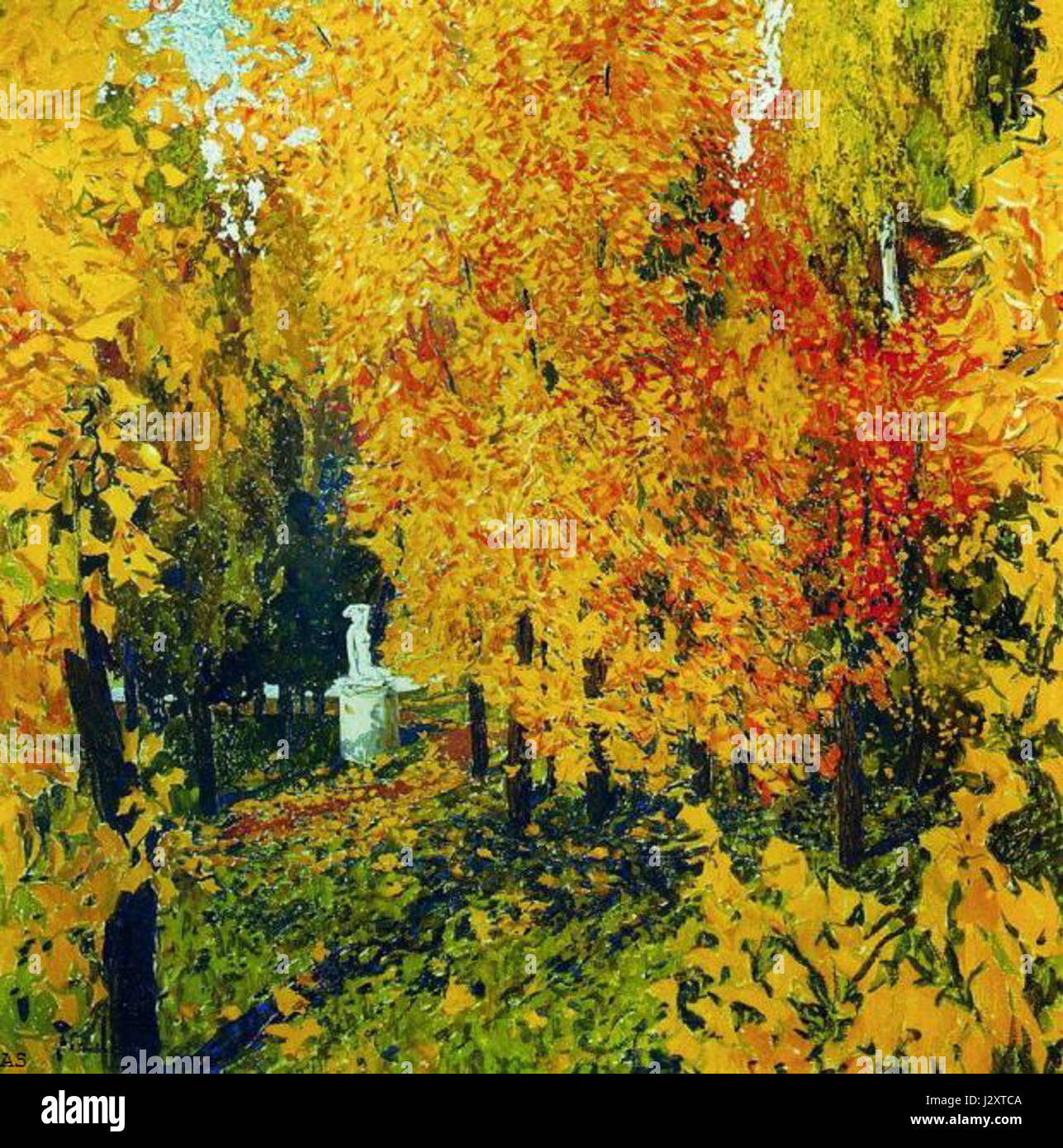 Painting autumn 1920s hi-res stock photography and images - Alamy