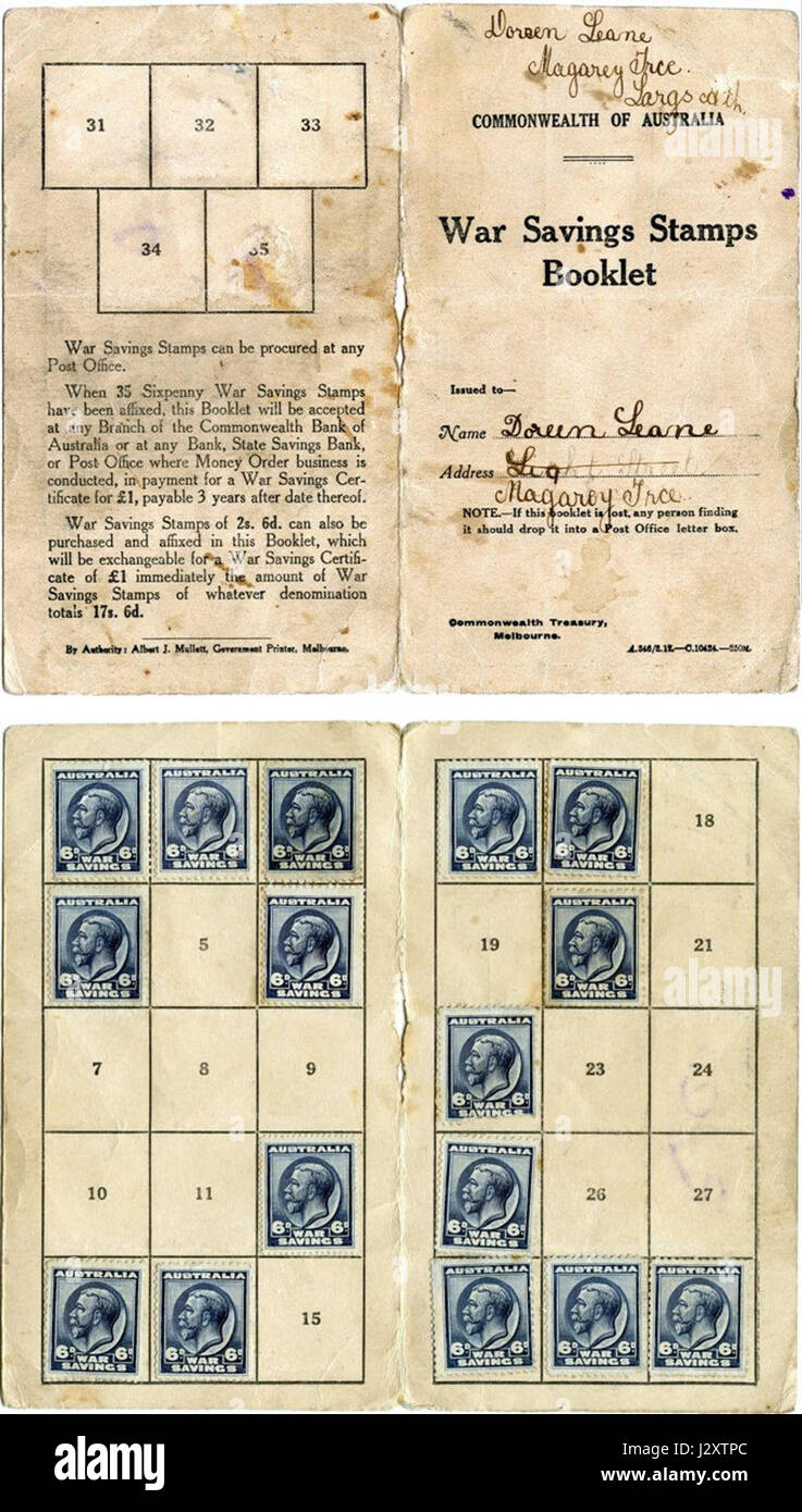 War savings stamp hi-res stock photography and images - Alamy