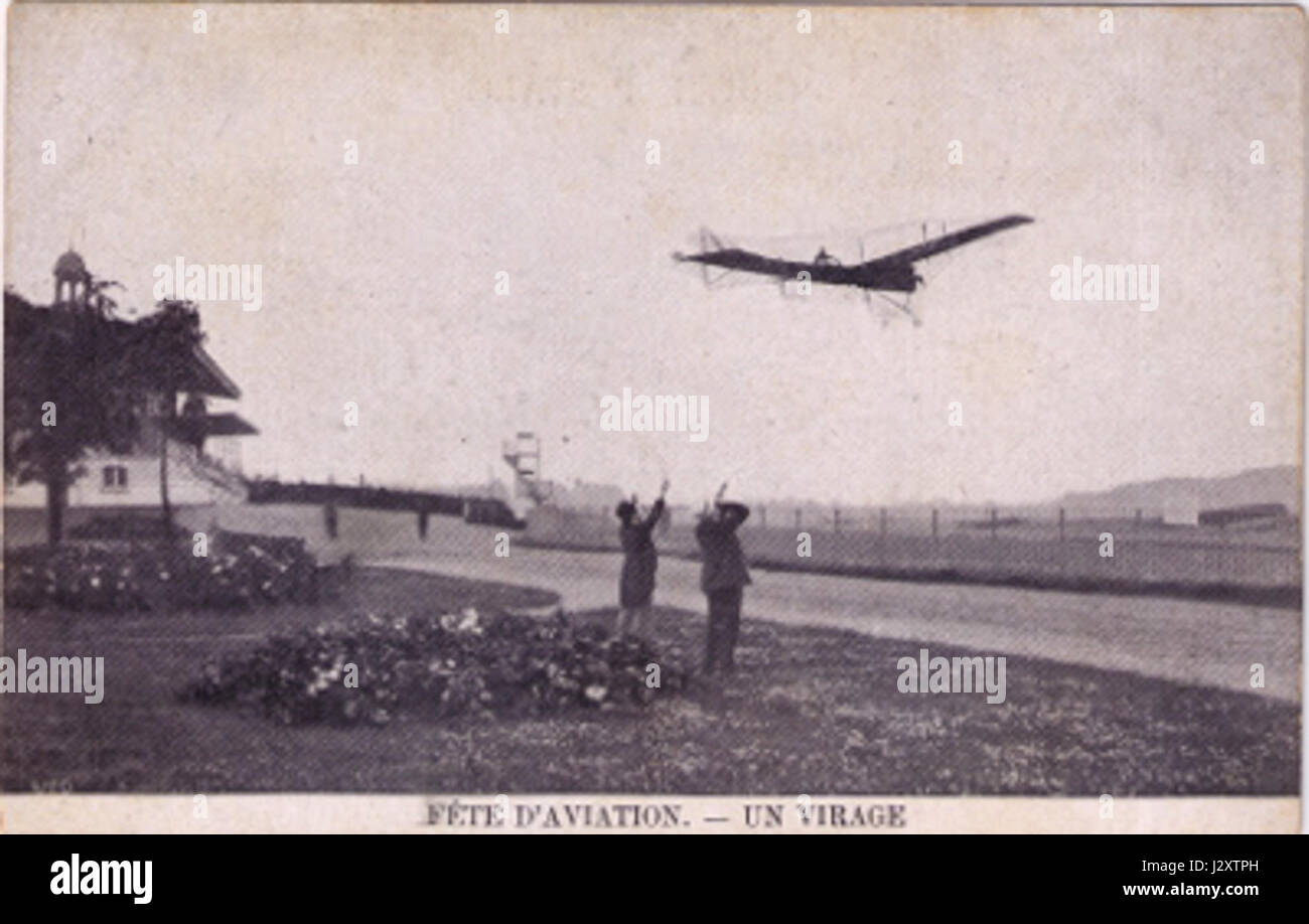 This early 20th-century image captures the aviation scene in Stokkel in ...