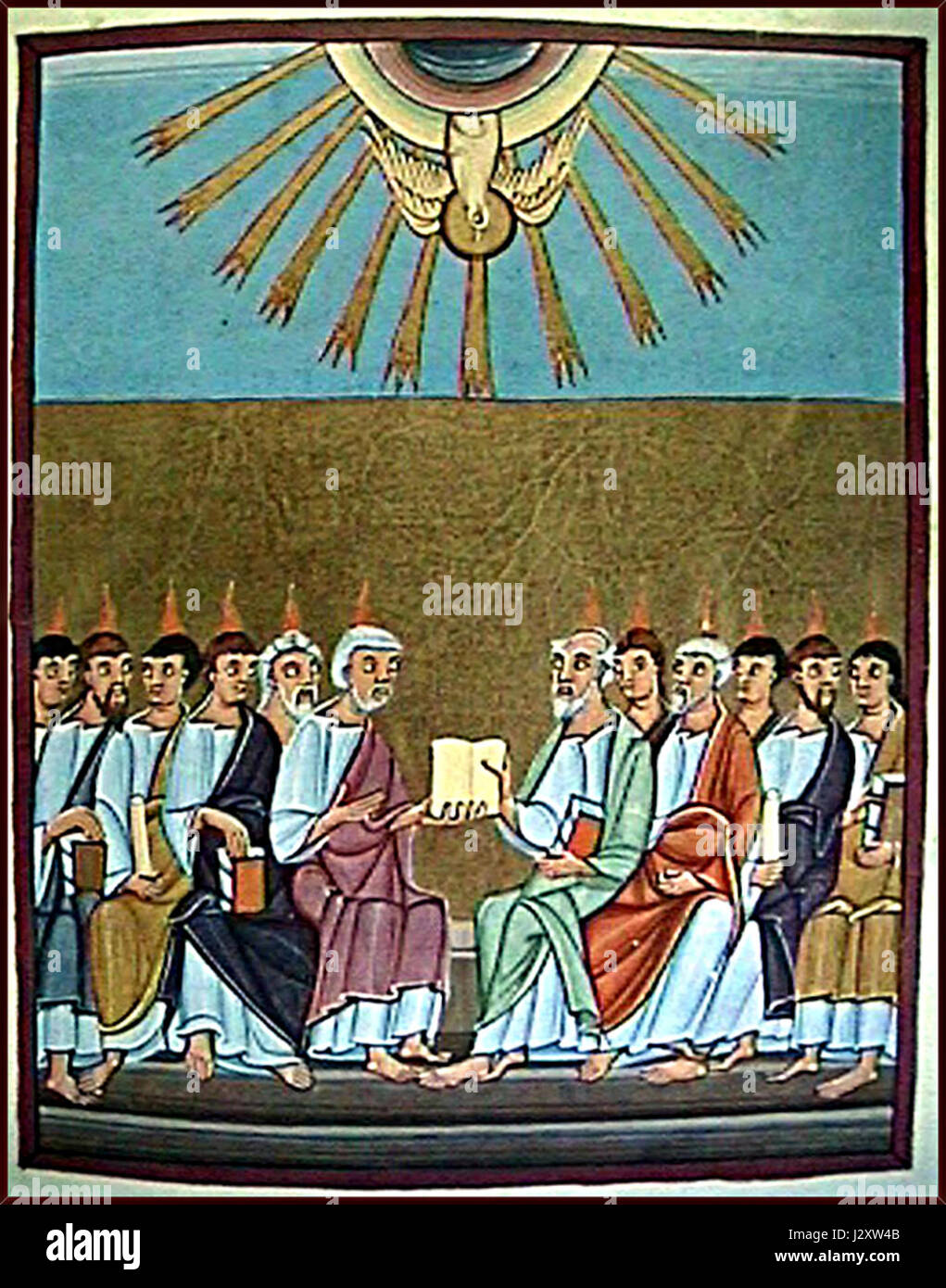 The Bamberg Apocalypse is a medieval manuscript depicting the biblical ...