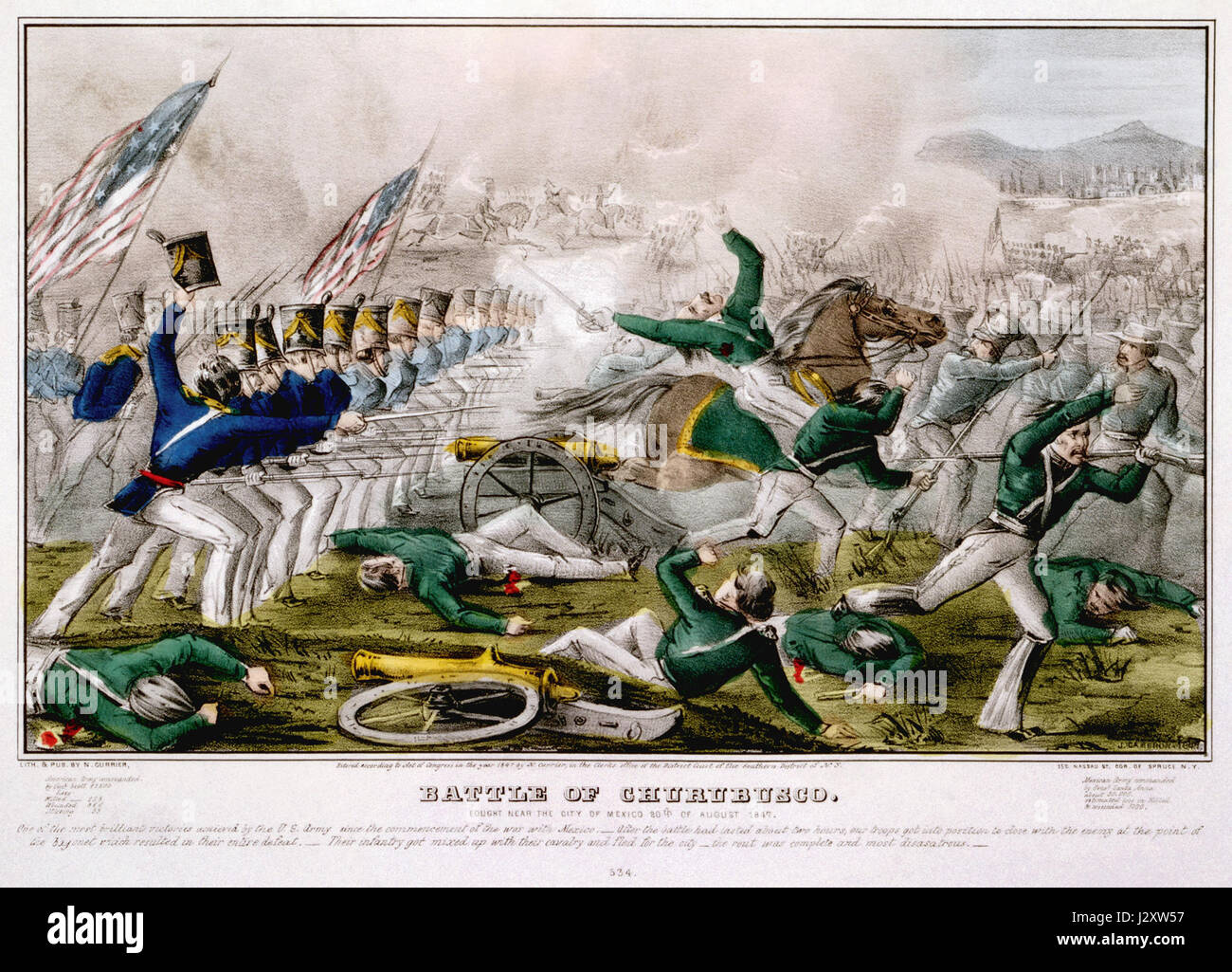 The Battle of Churubusco was a significant conflict during the Mexican ...
