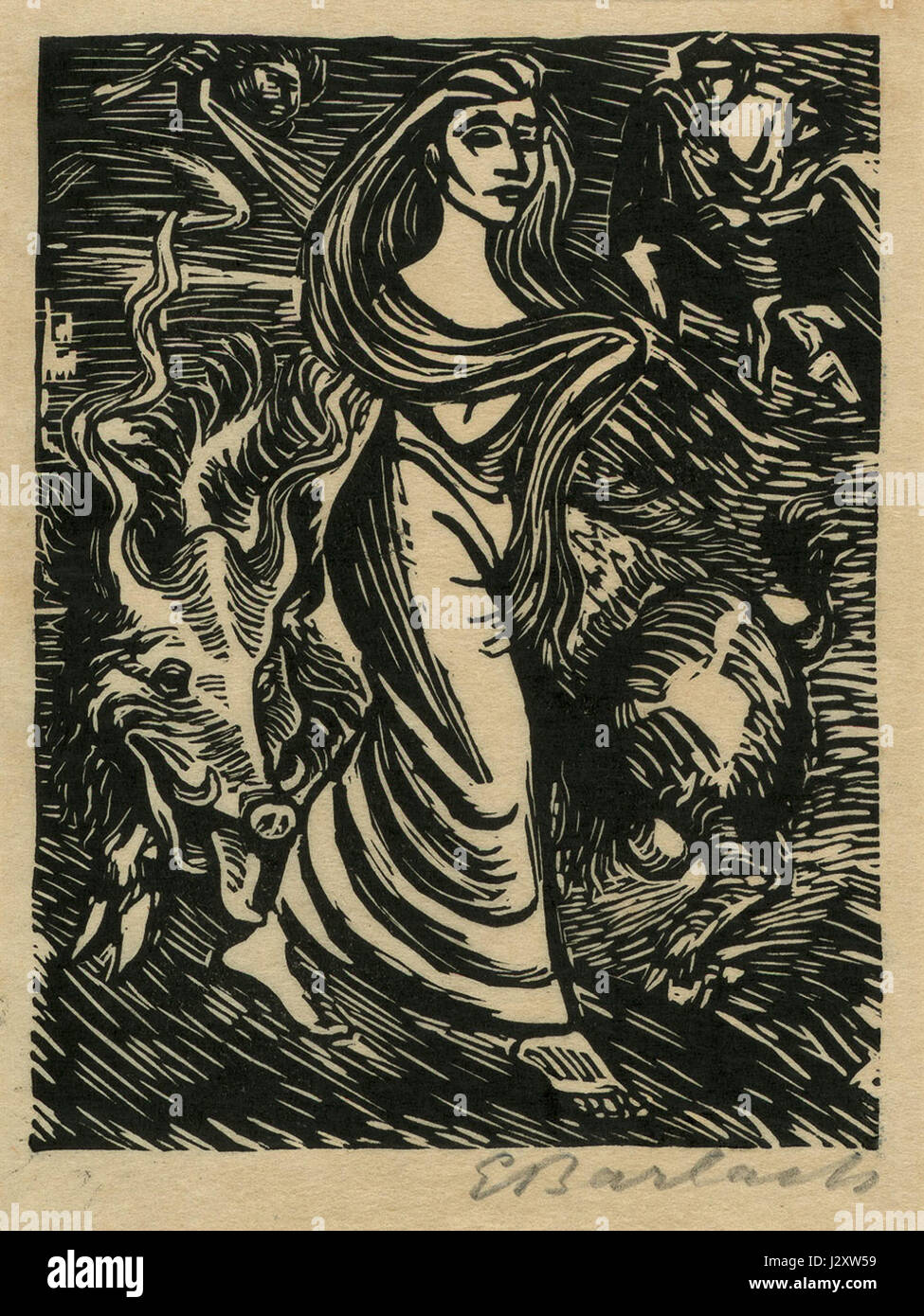 'Walpurgisnacht' is a famous work by German artist Ernst Barlach ...