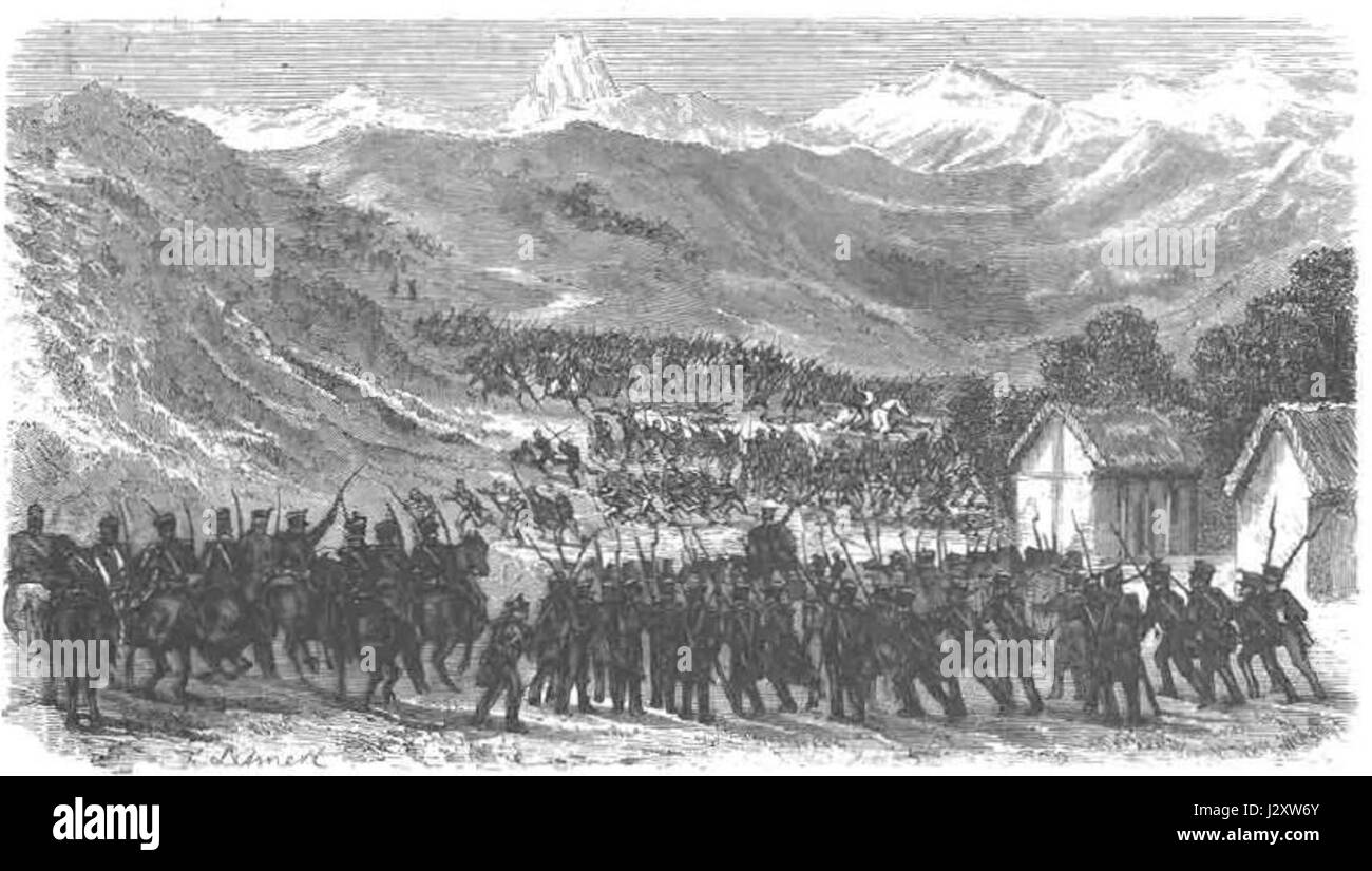 Spanish war independence battle Black and White Stock Photos & Images ...