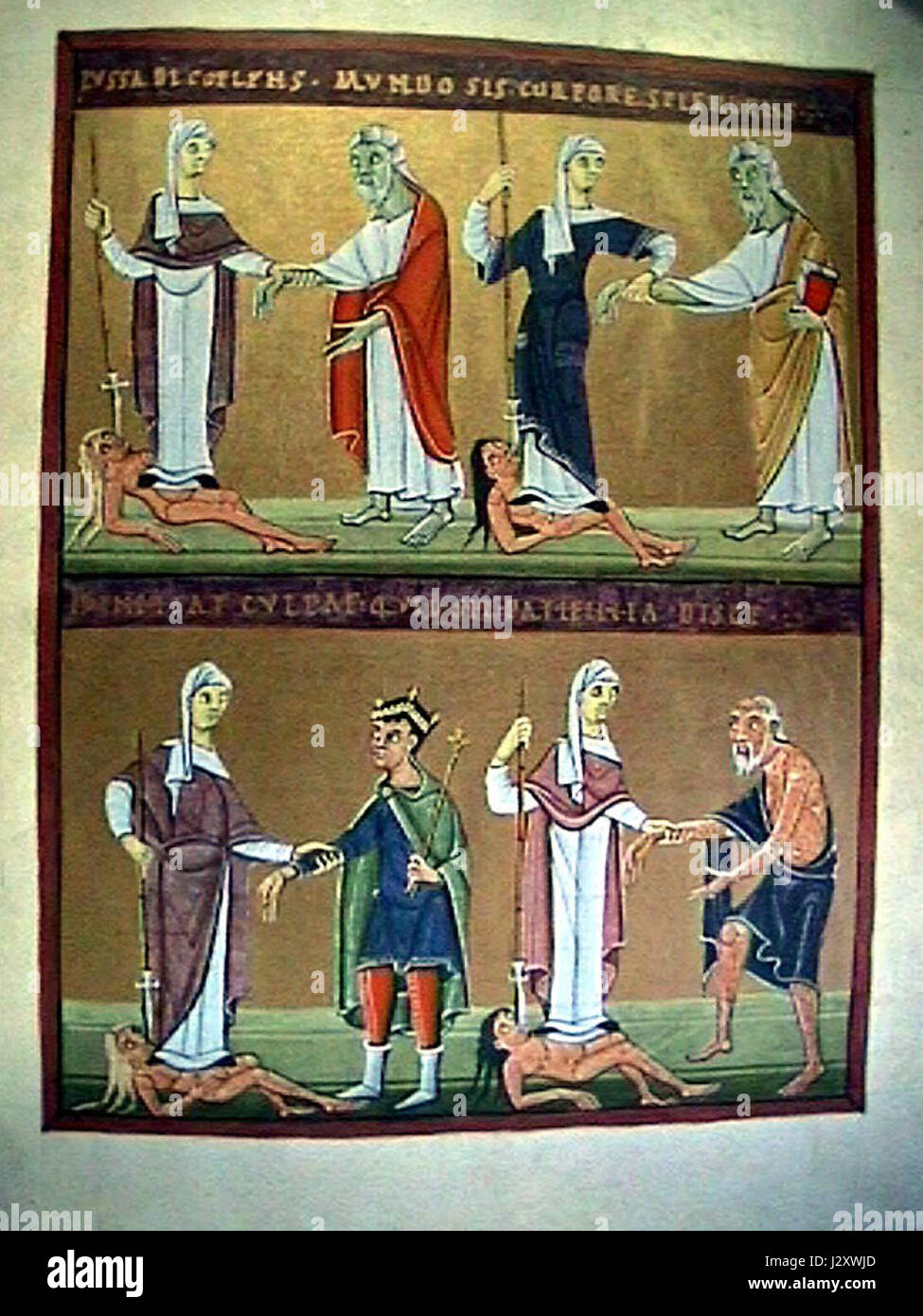 The Bamberg Apocalypse is a medieval manuscript featuring vivid ...