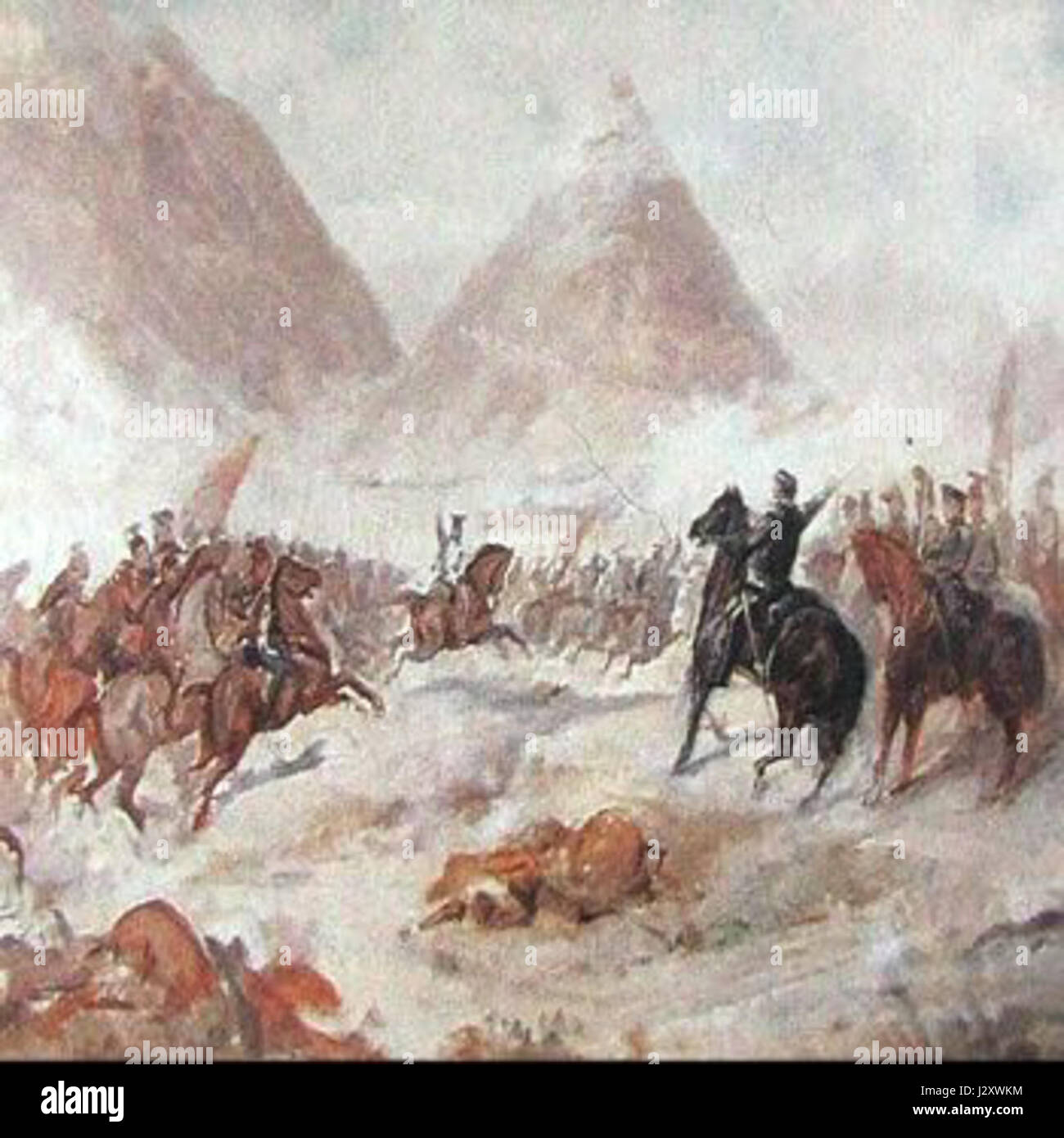 Batalla de Yungay Stock Photo - Alamy