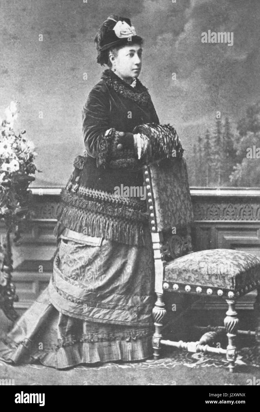 Bernice Pauahi Bishop, Vienna, 1875 Stock Photo - Alamy
