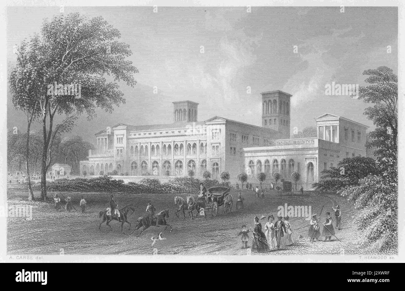 Berlin Krolls Etablissement um 1850 Stock Photo - Alamy