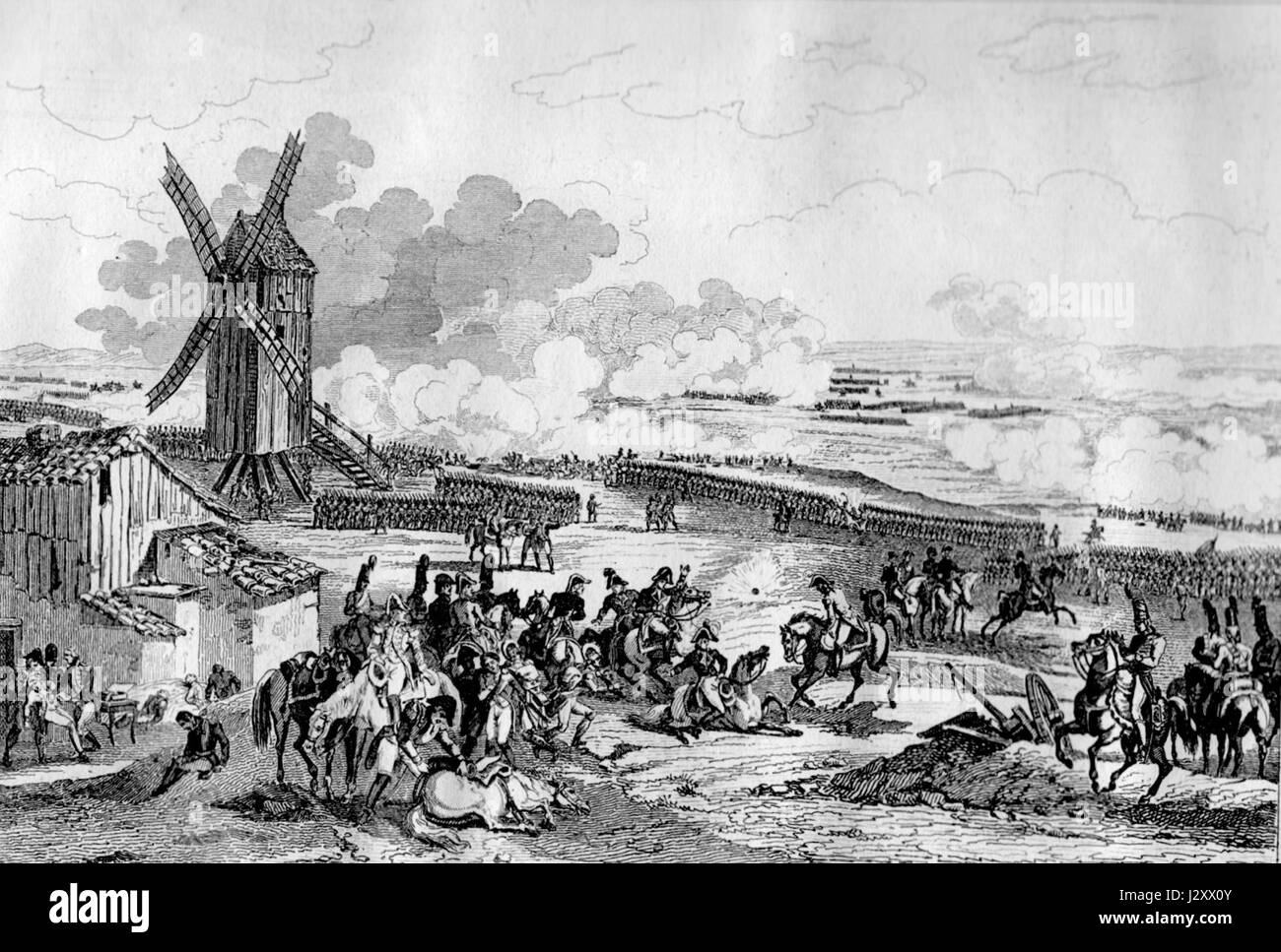 Bataille de Valmy ag1 Stock Photo - Alamy