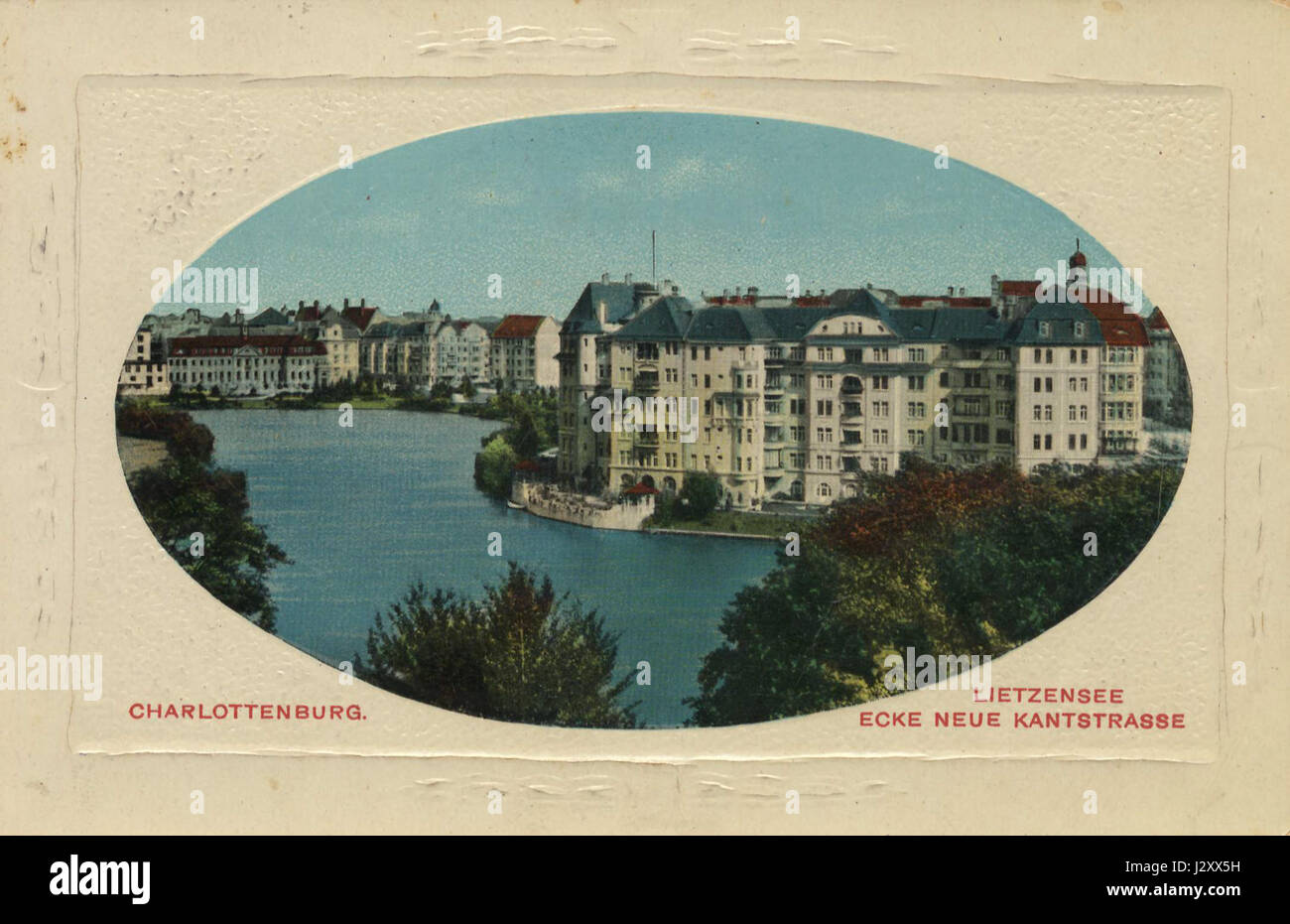A postcard from Berlin-Charlottenburg, showcasing the architectural ...