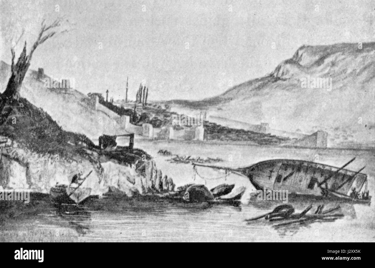 The Battle of Sinope, fought between the Russian Empire and the Ottoman ...