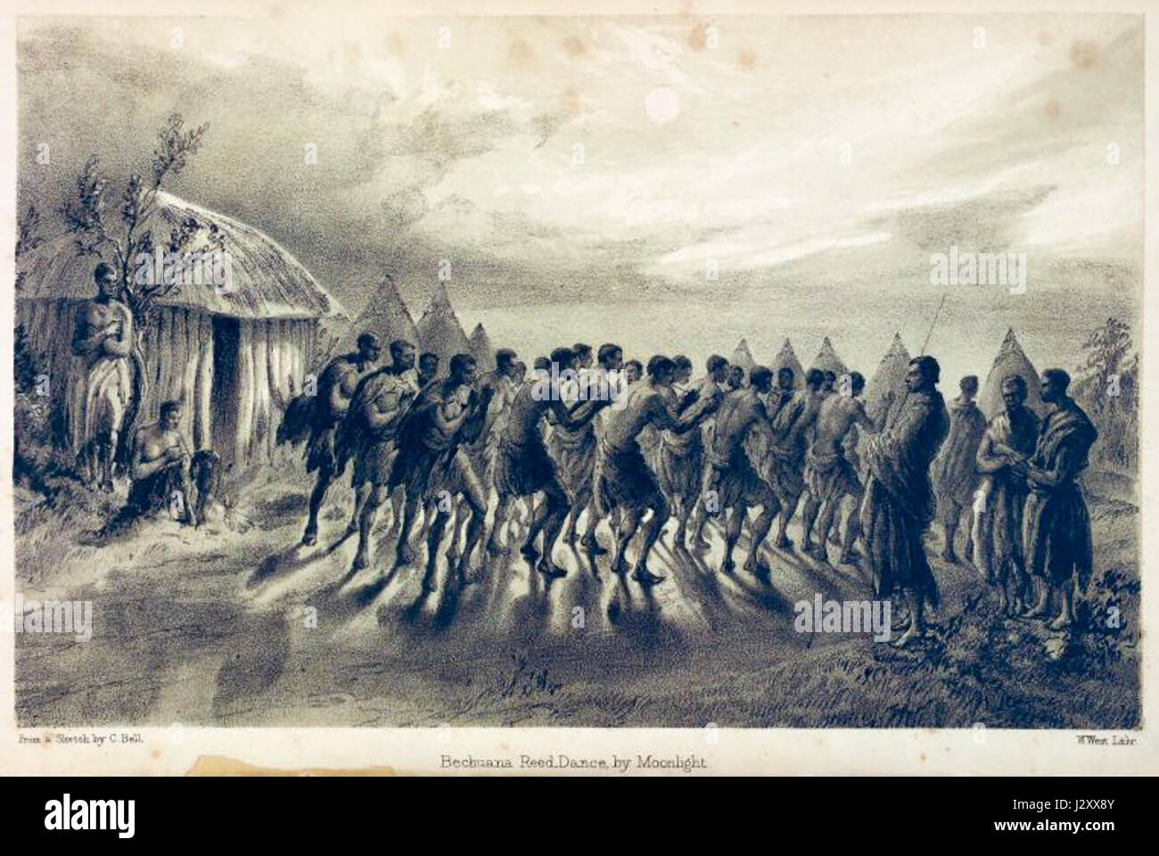 The *Bechuana Reed Dance* of 1857 is an important cultural event ...