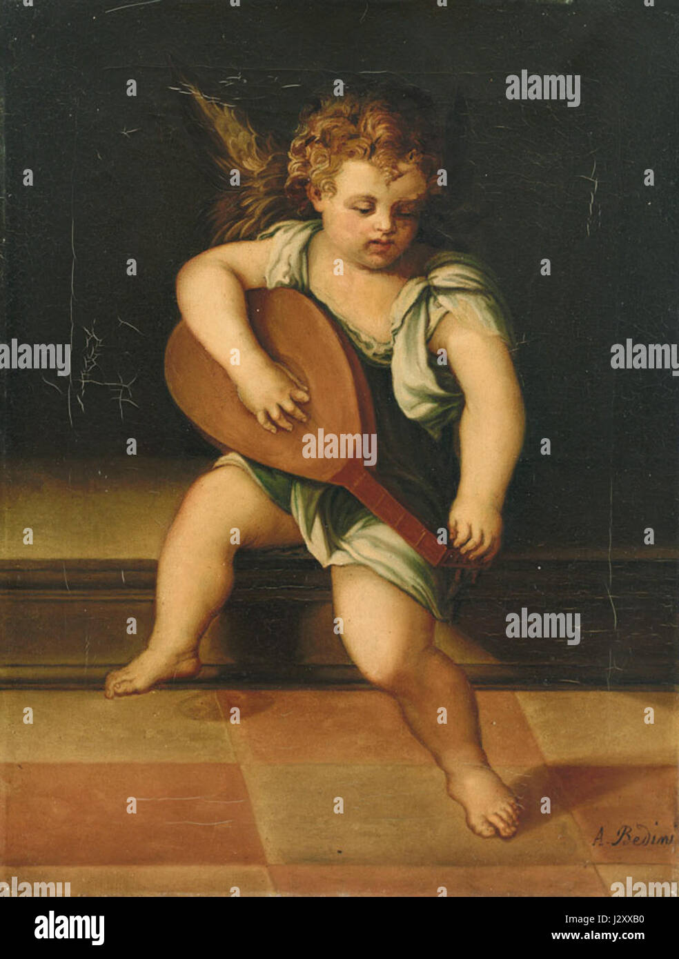 Putto drawing hi-res stock photography and images - Alamy