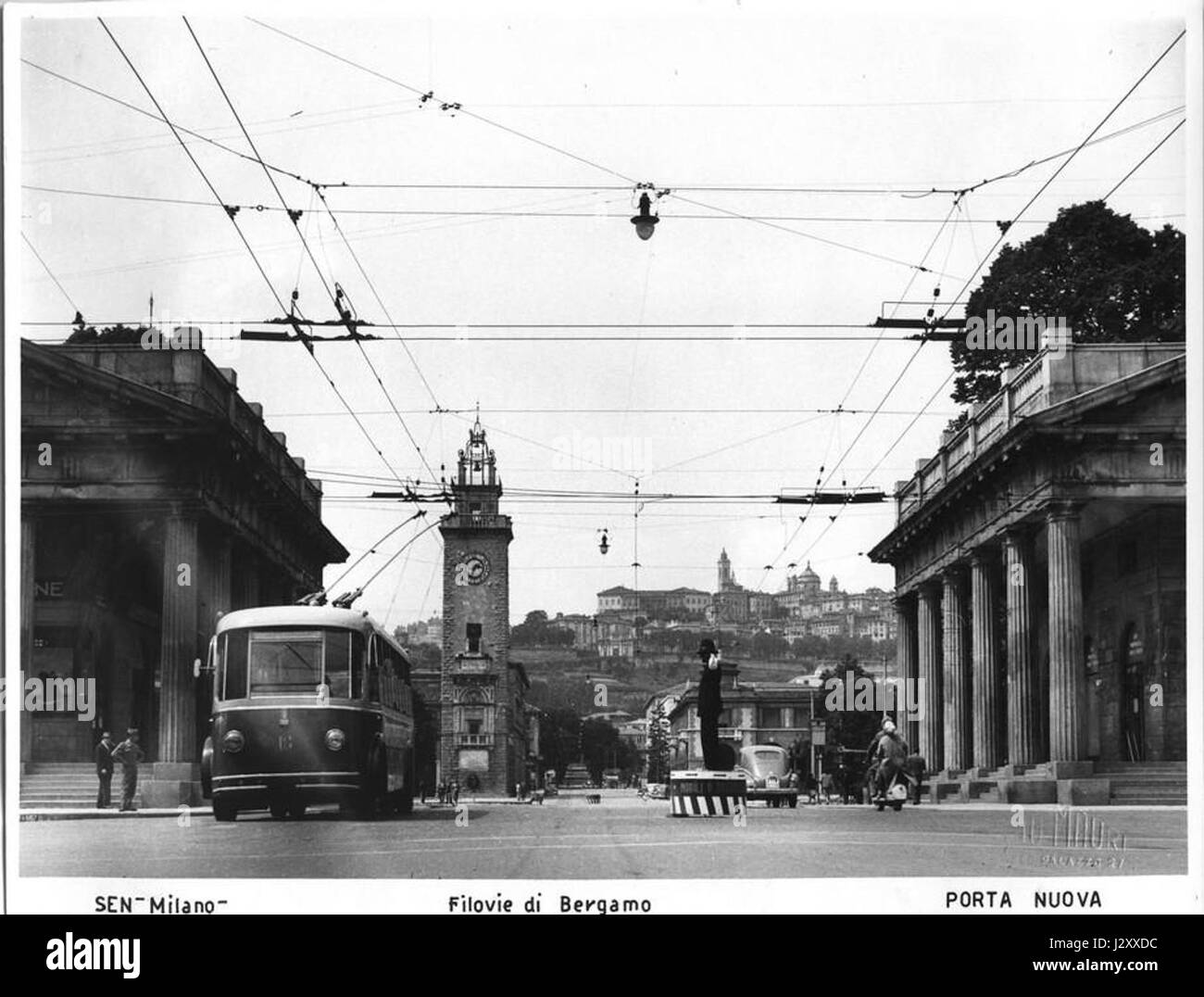 Italian city bergamo Black and White Stock Photos & Images - Alamy