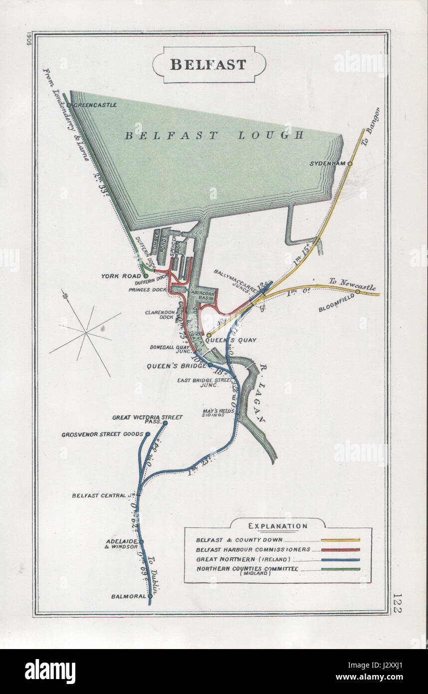 Old belfast map hi-res stock photography and images - Alamy