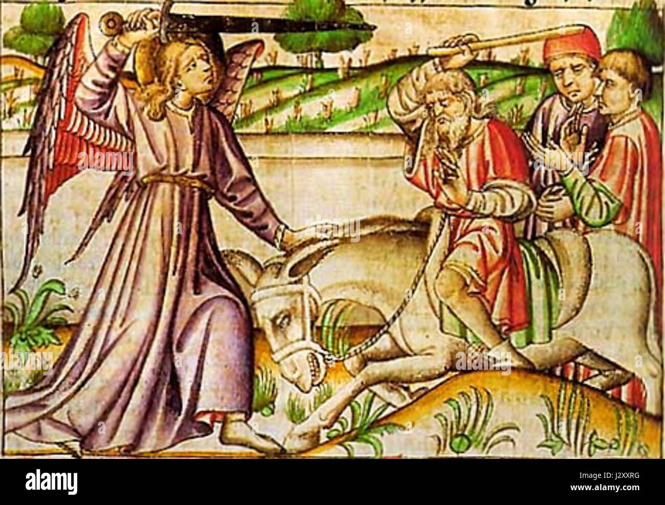 Medieval libraries in manuscript hi-res stock photography and images ...