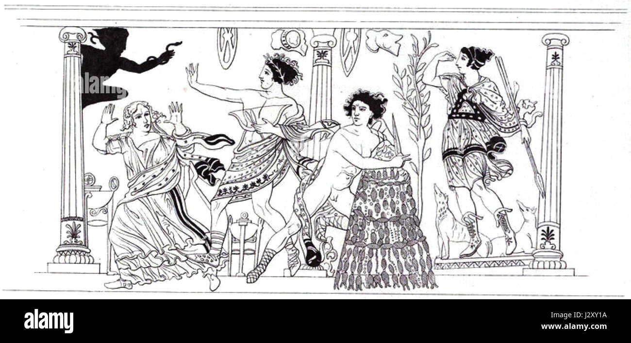 The Black Fury painter's Orestes crater is a Greek ceramic work that ...