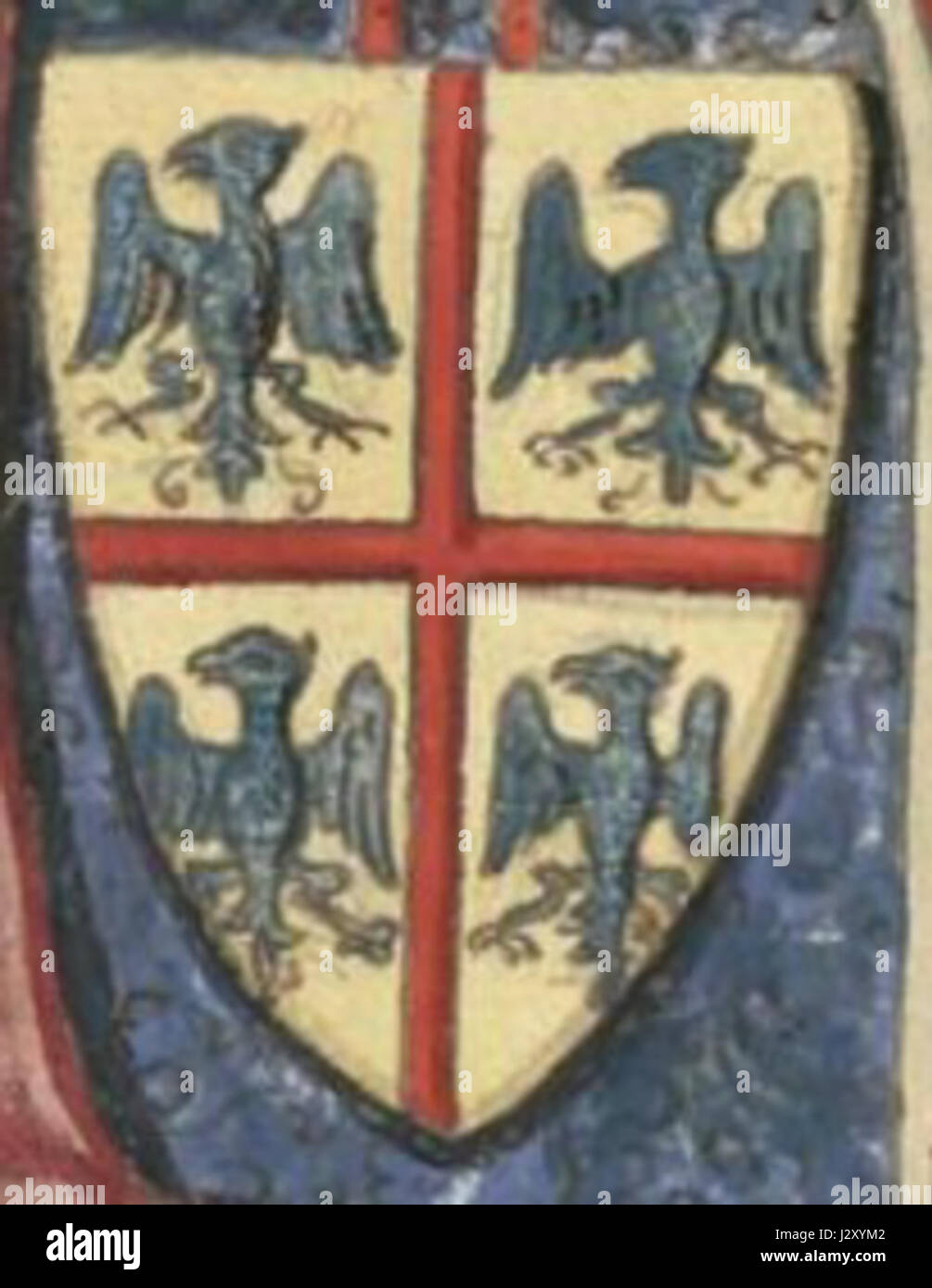 The *Bouchard coat of arms* represents the heraldic shield and symbol ...