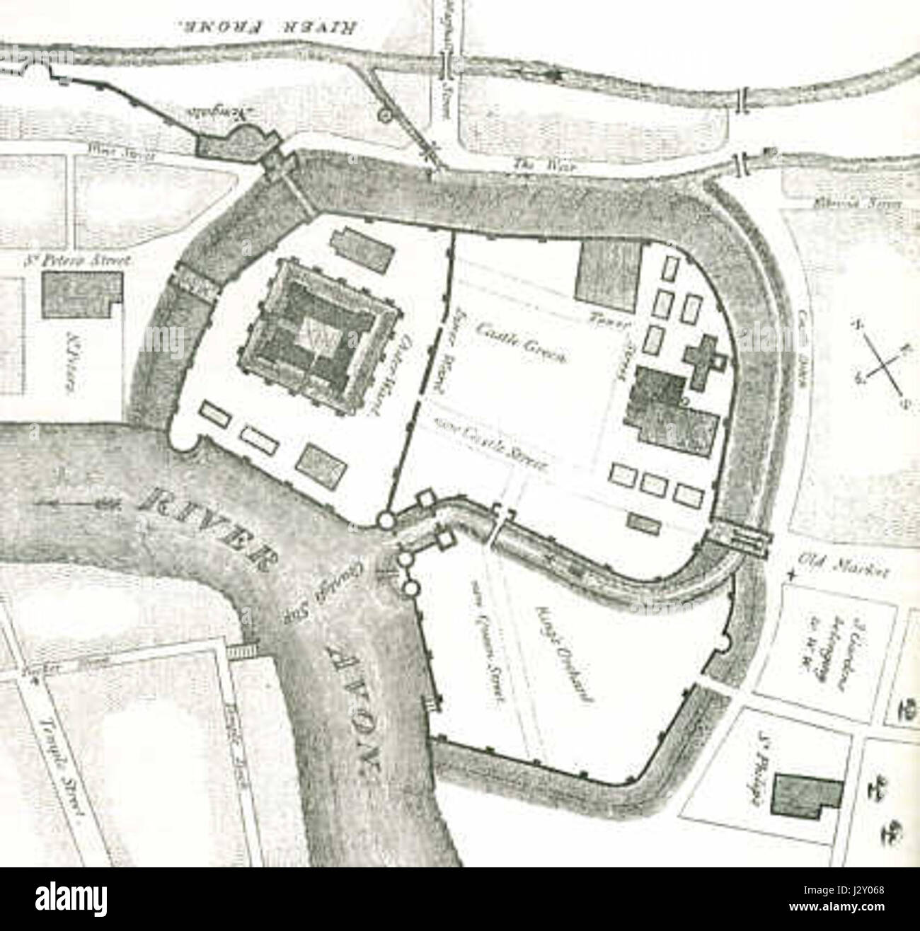The Bristol Castle plan refers to the architectural layout of the historic Bristol Castle in ...