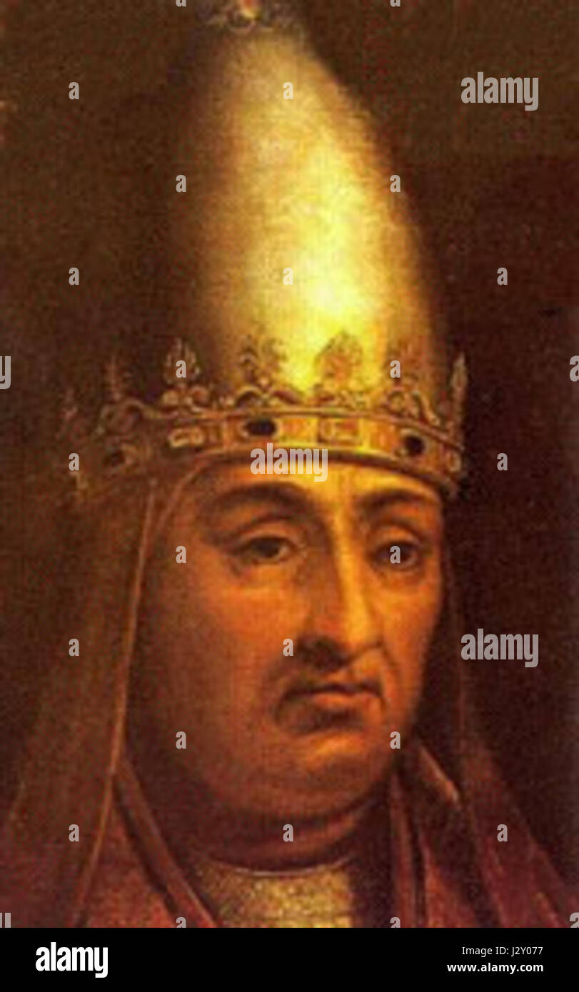 Bonifatius viii papst Stock Photo - Alamy