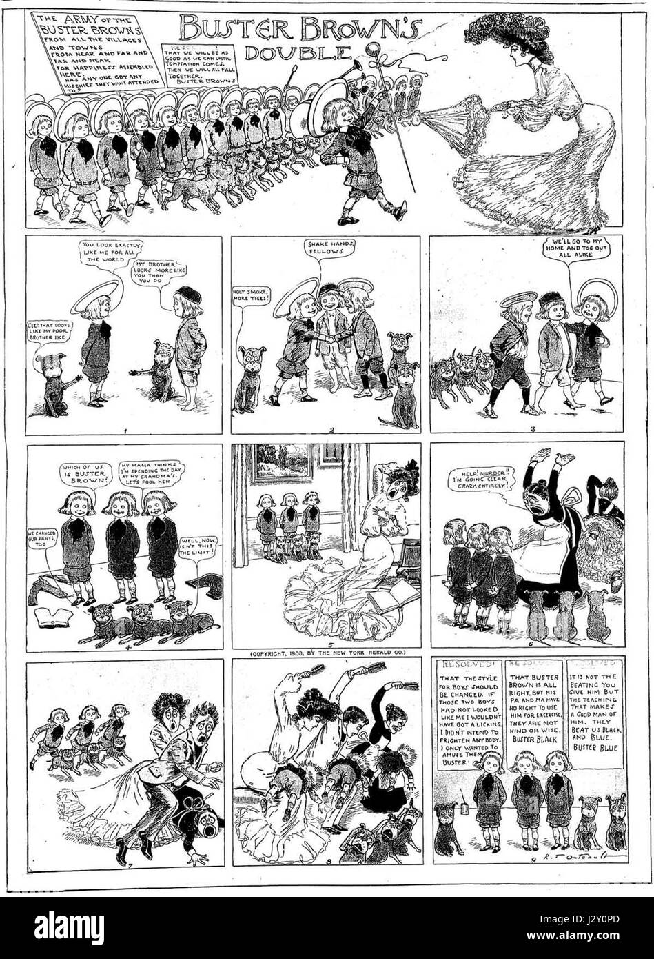 Buster Brown is a well-known fictional character in American popular ...