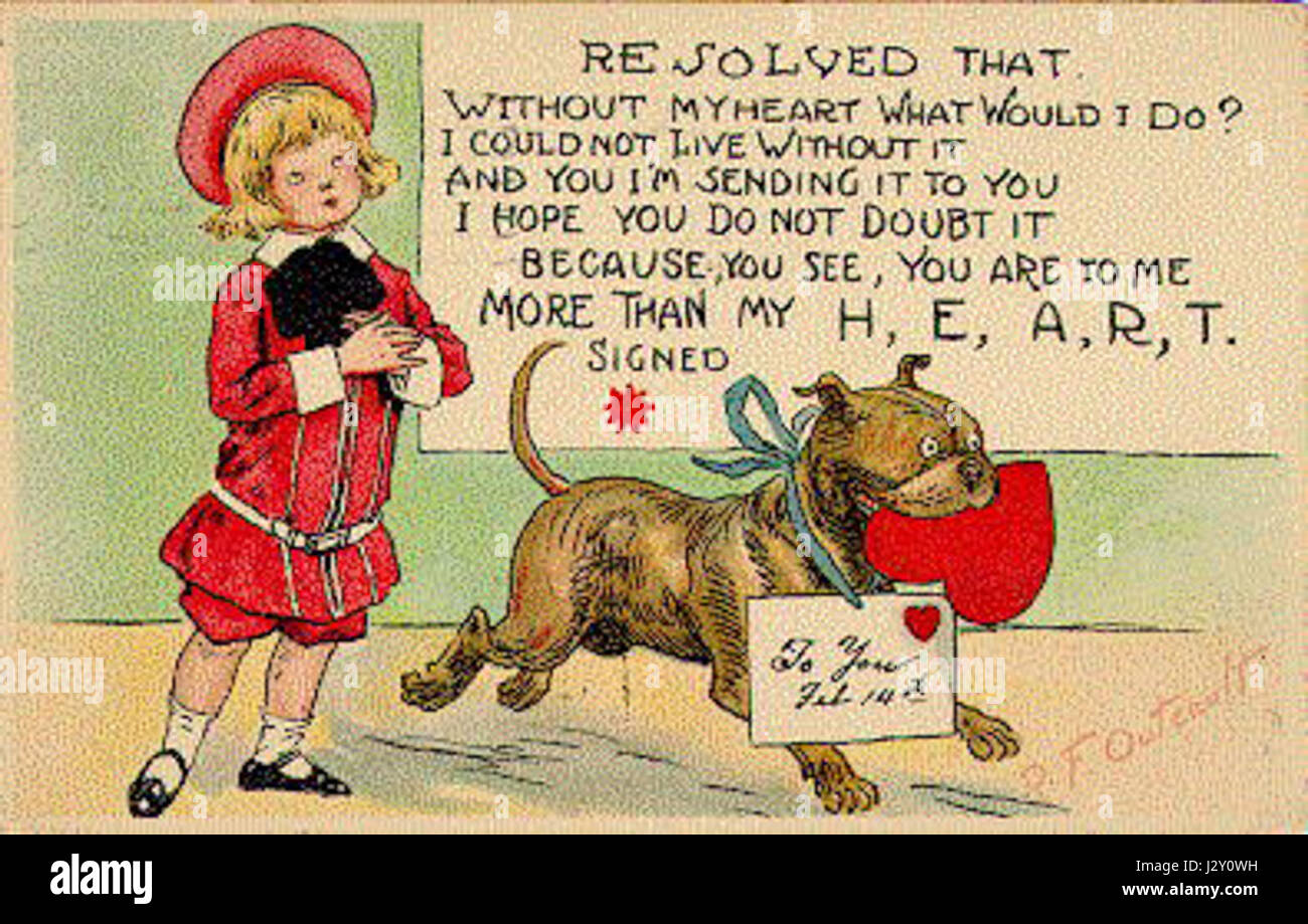 Buster Brown heart Stock Photo - Alamy