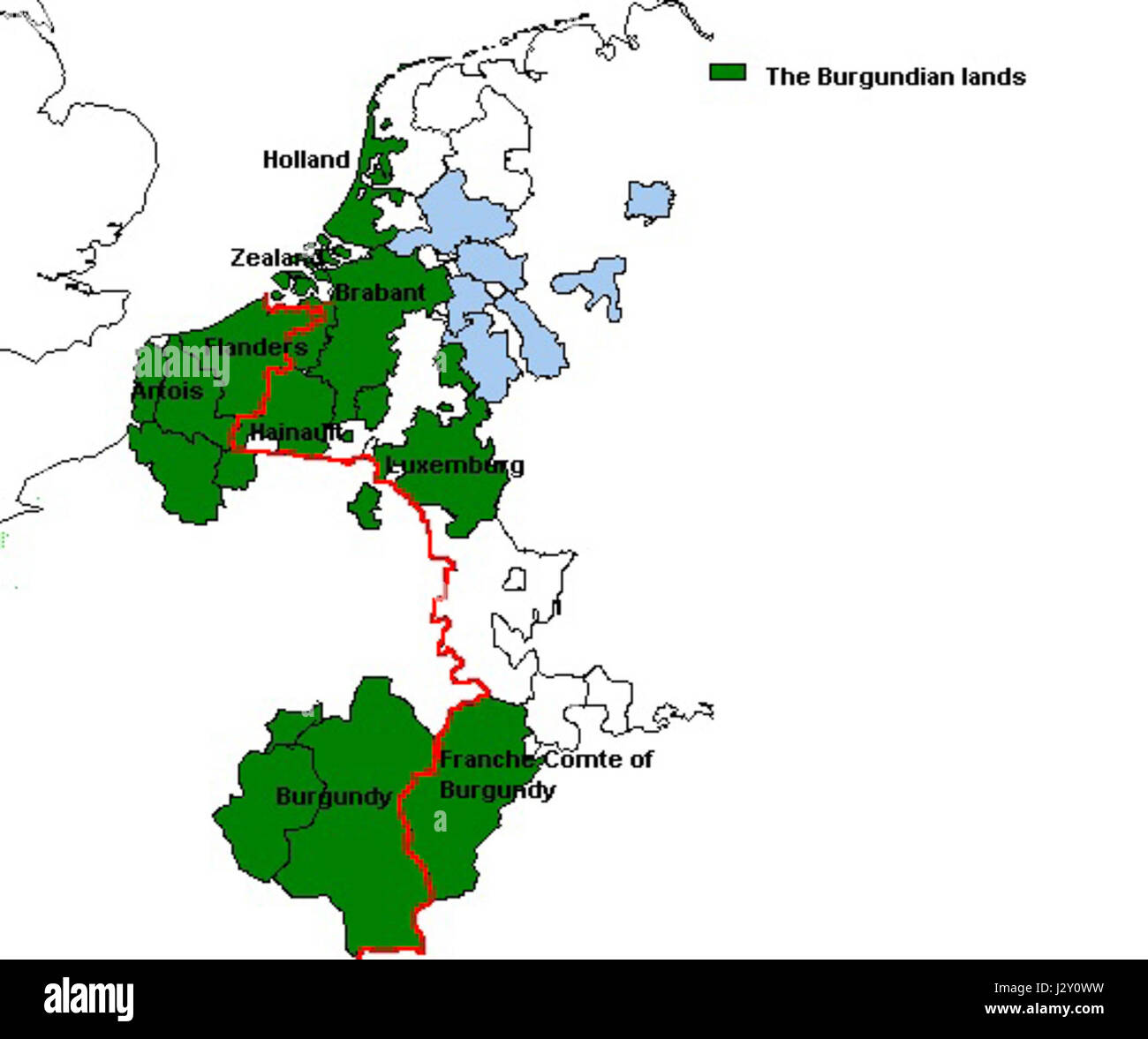 Burgundian map hi-res stock photography and images - Alamy