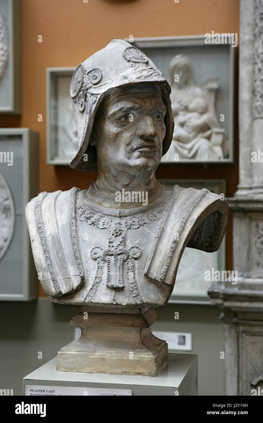 The Bust of Bartolommeo Colleoni is a renowned sculpture of the Italian ...
